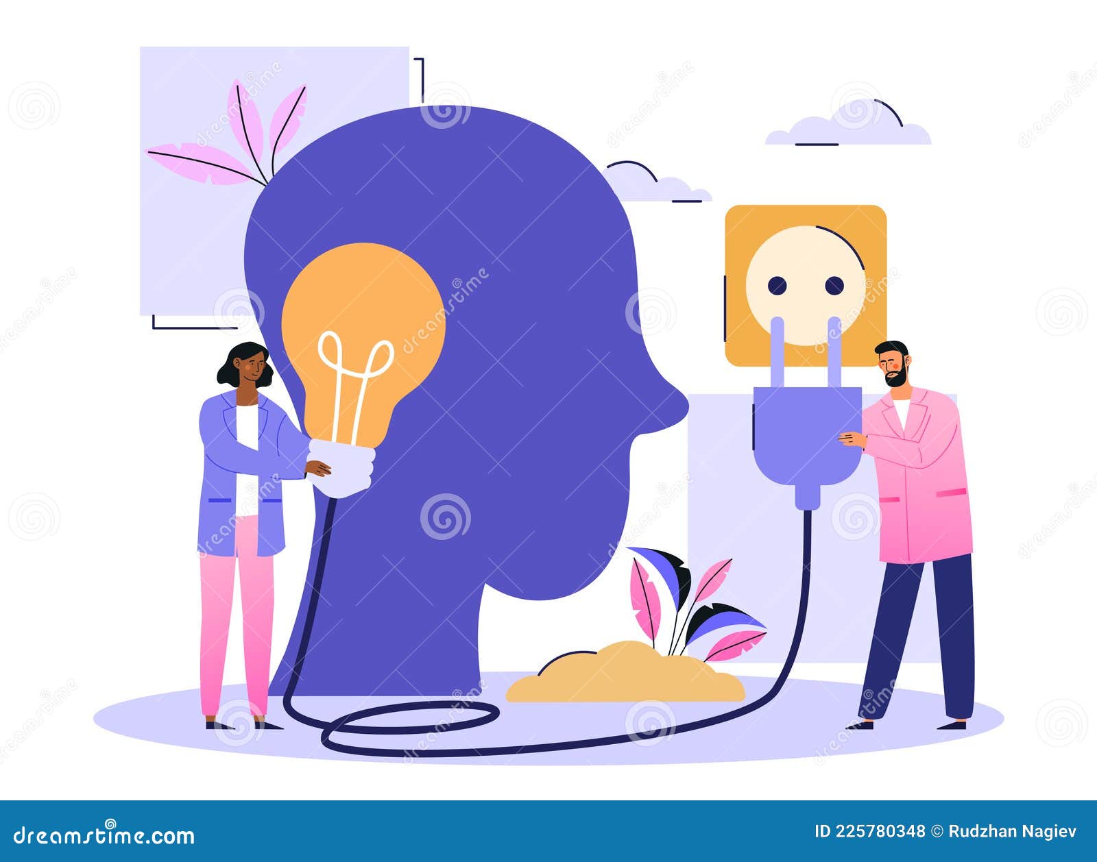 Coaching and Tutor Mentoring Stock Vector - Illustration of direction ...