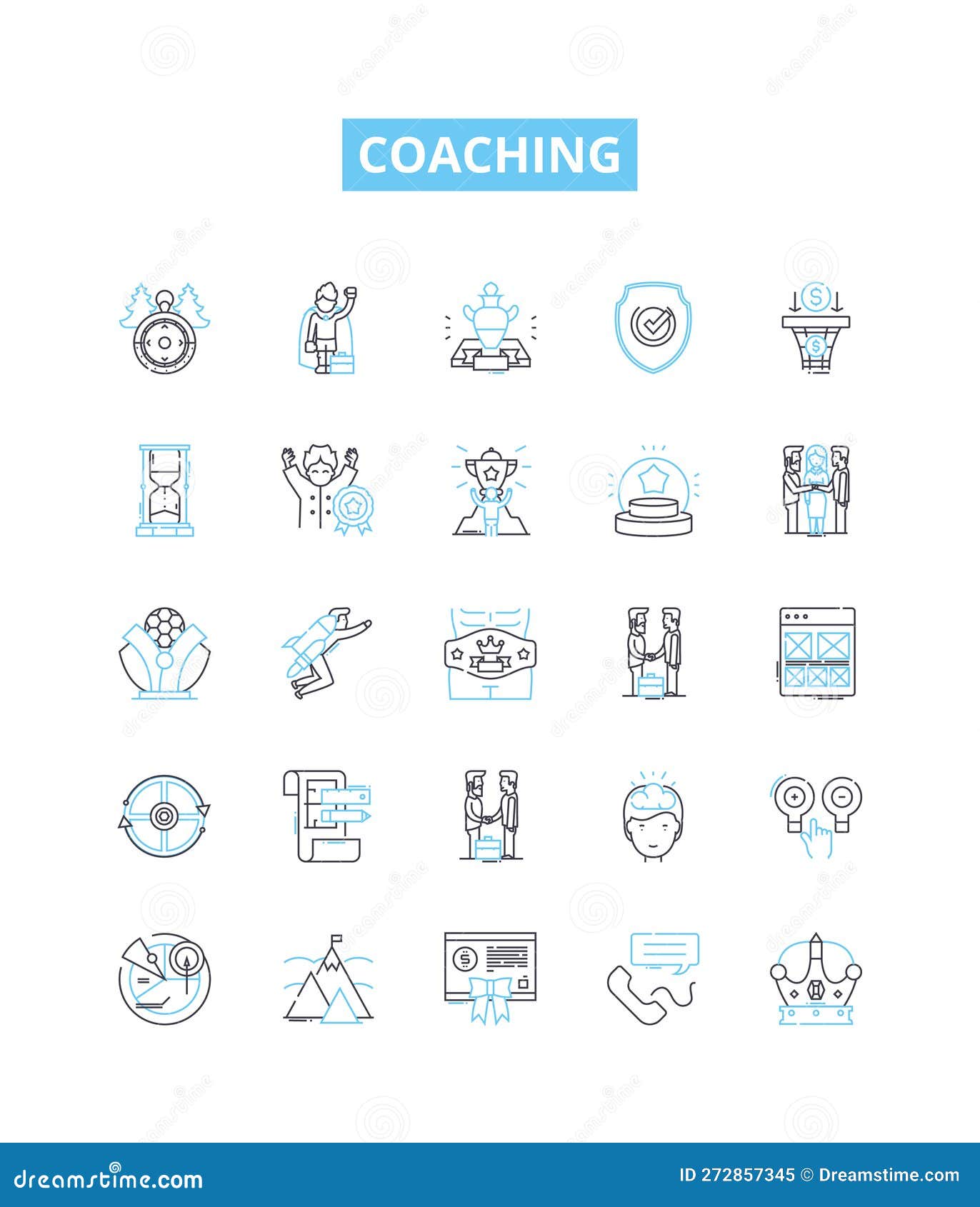 Guiding Line Icons Collection. Leadership, Mentorship, Navigation ...