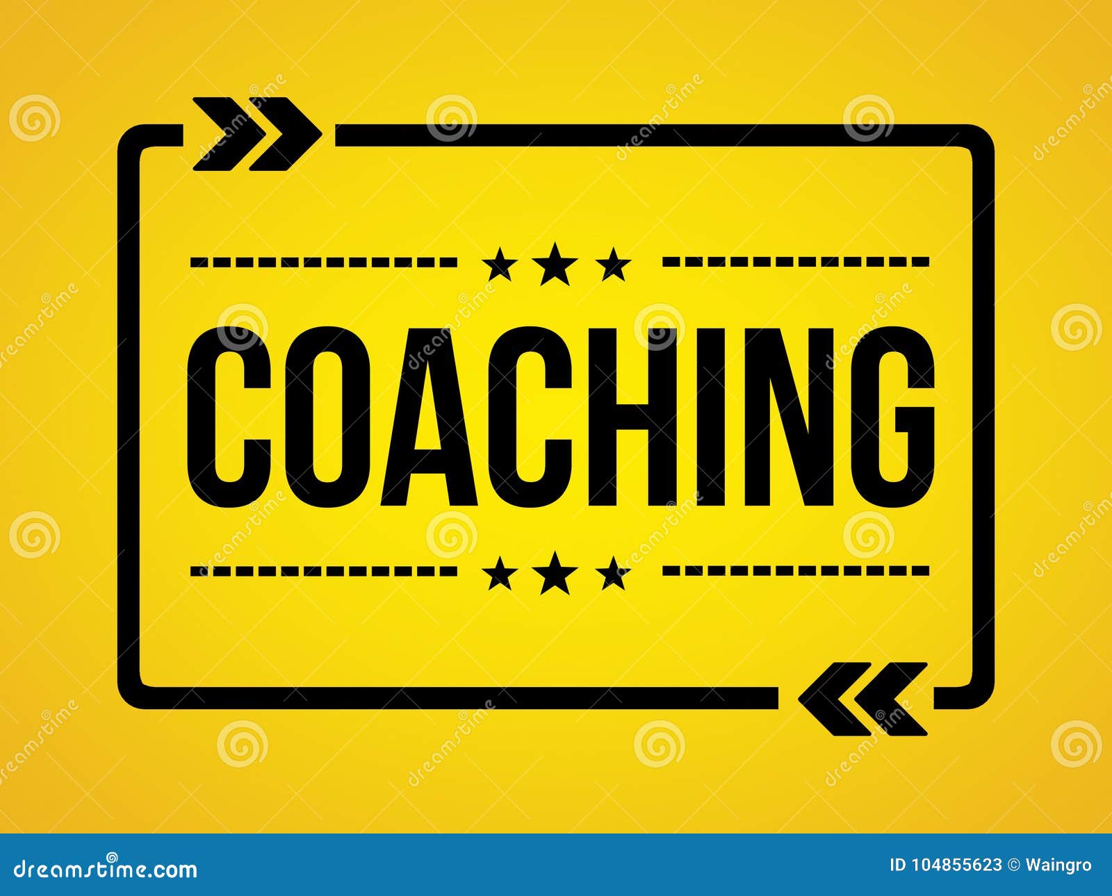 Coaching - Wallpaper Message Stock Illustration - Illustration of ...