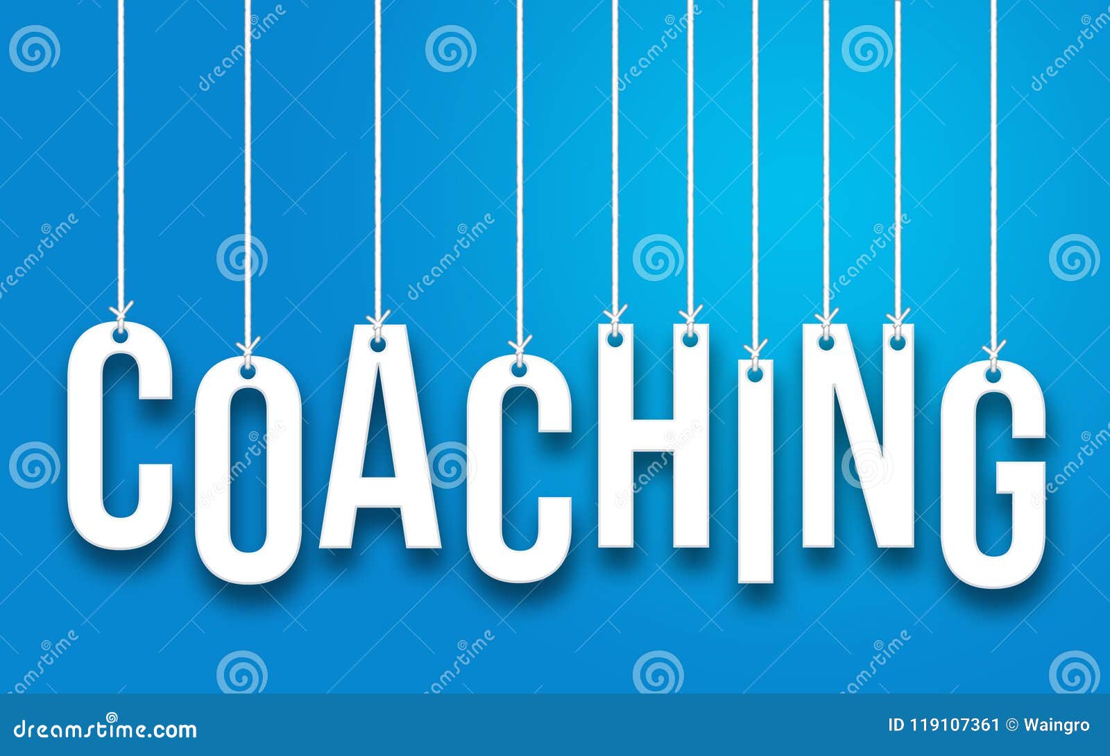 COACHING word concept stock illustration. Illustration of student ...