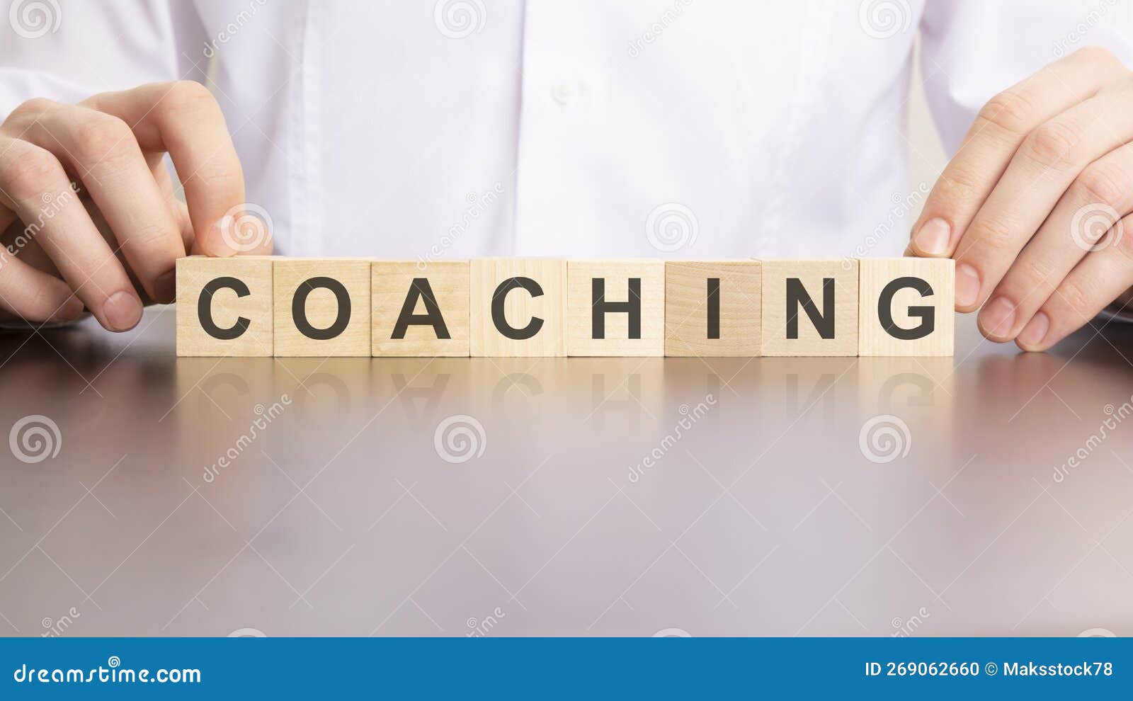 COACHING Word Made with Building Blocks, Business Concept Stock Photo ...