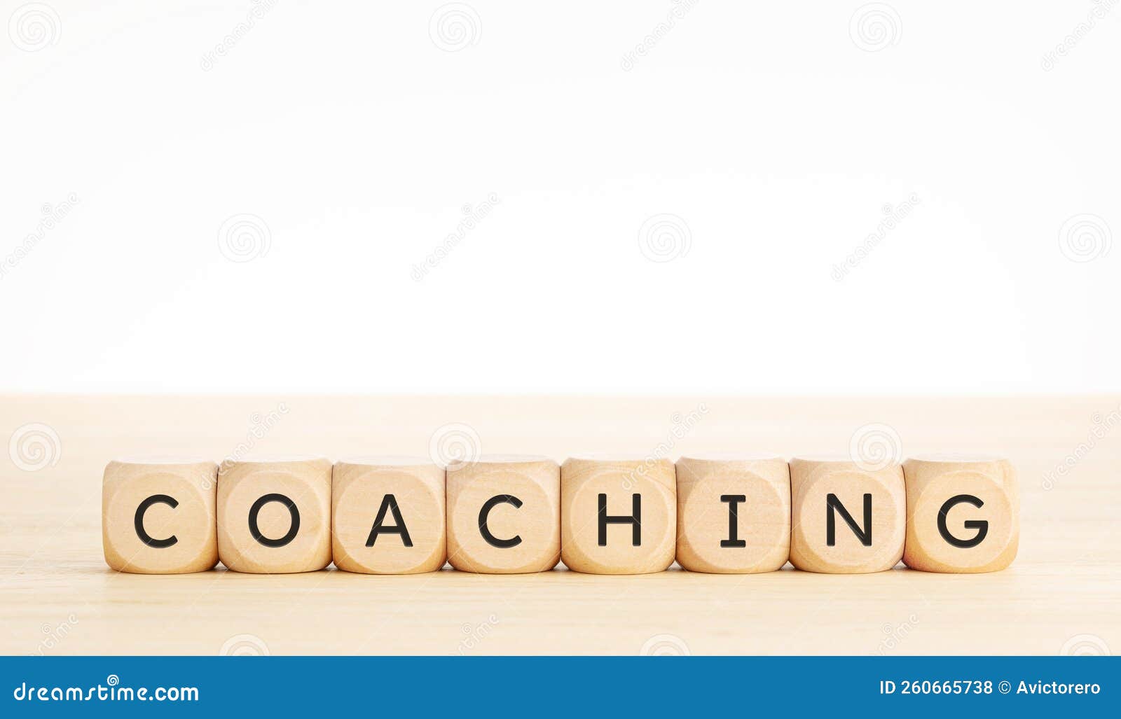 Coaching Word on Wooden Blocks Stock Photo - Image of mentoring, coach ...
