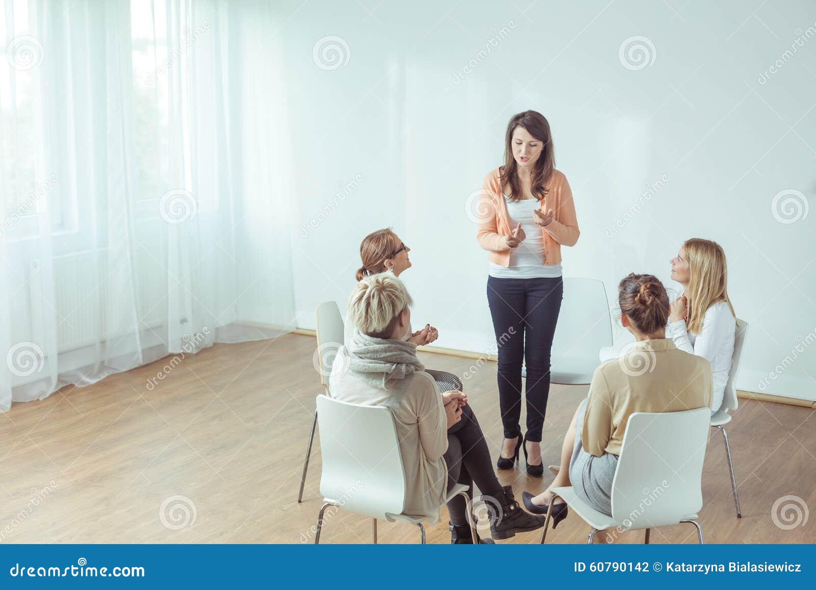 Coaching for young women stock photo. Image of mentor - 60790142