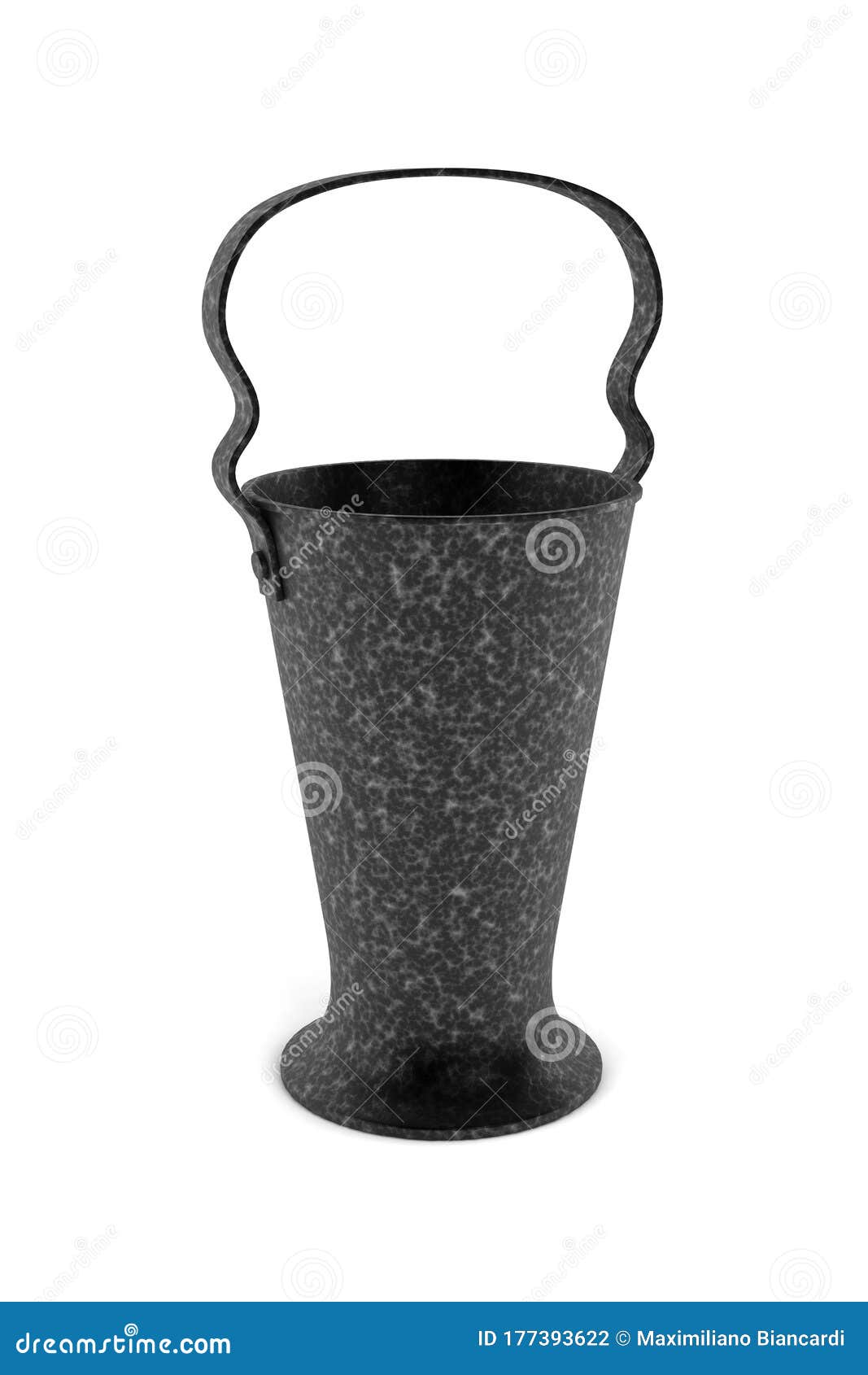 Coal Bucket stock illustration. Illustration of curved - 177393622