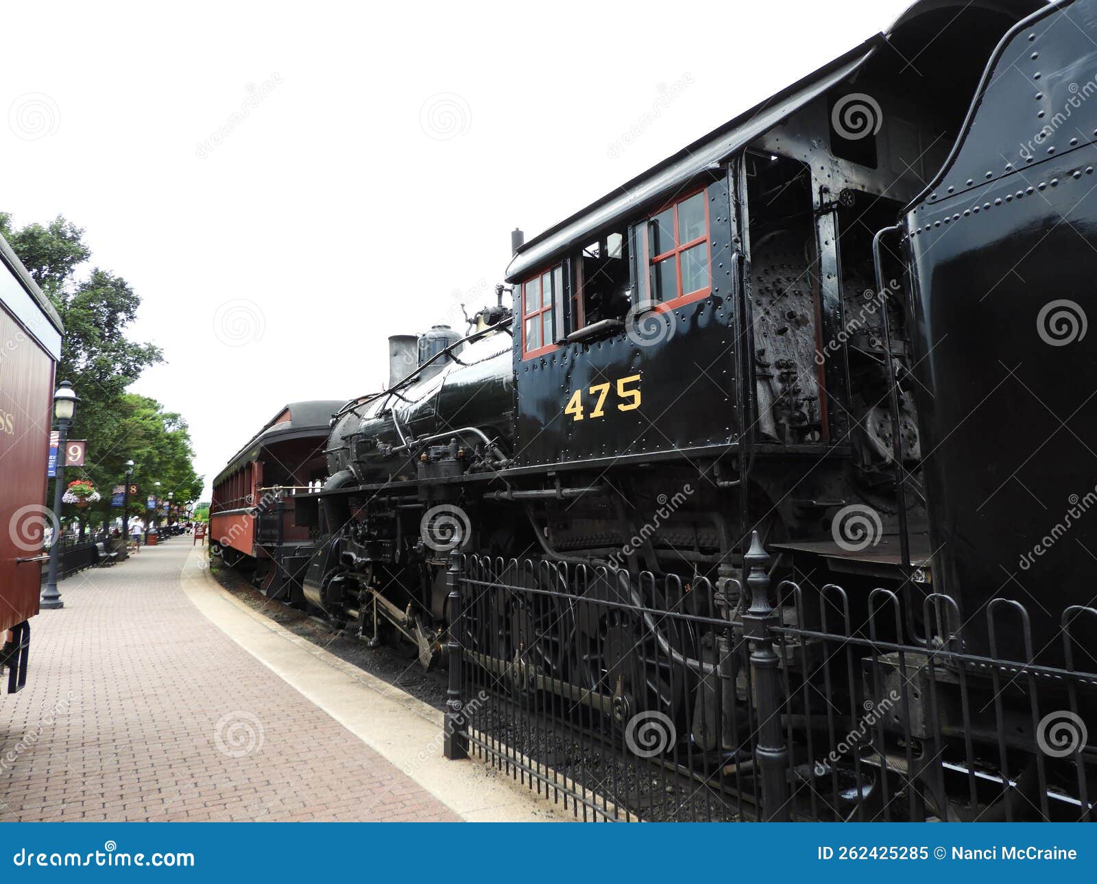 Strasburg Train Station with Historic 475 Locomotive Editorial Image ...