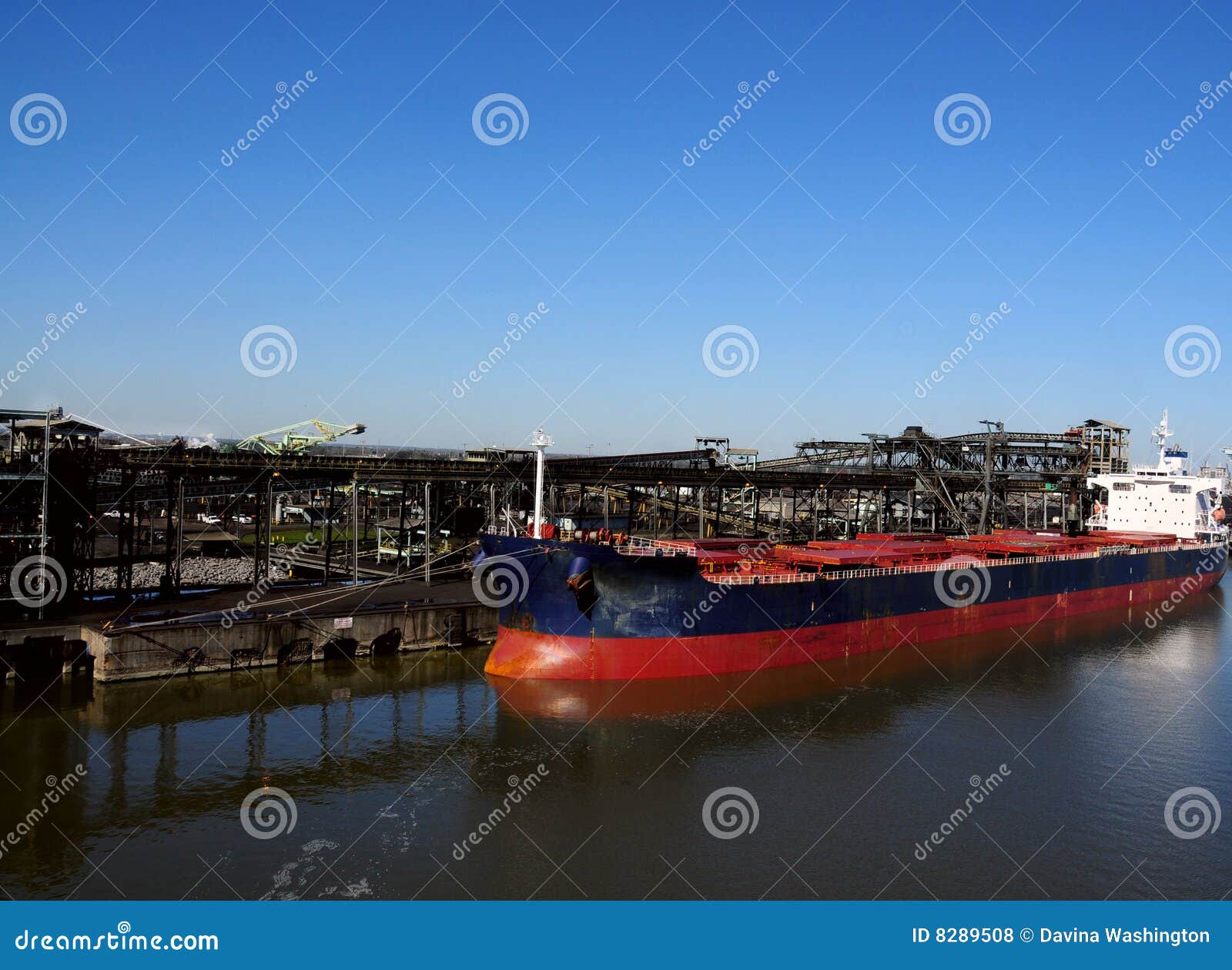 Coal Cargo Ship stock photo. Image of structure, ocean - 8289508
