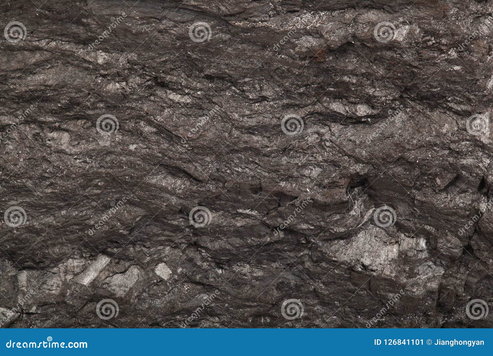 Coal in a coal mine stock image. Image of coal, burning - 126841101