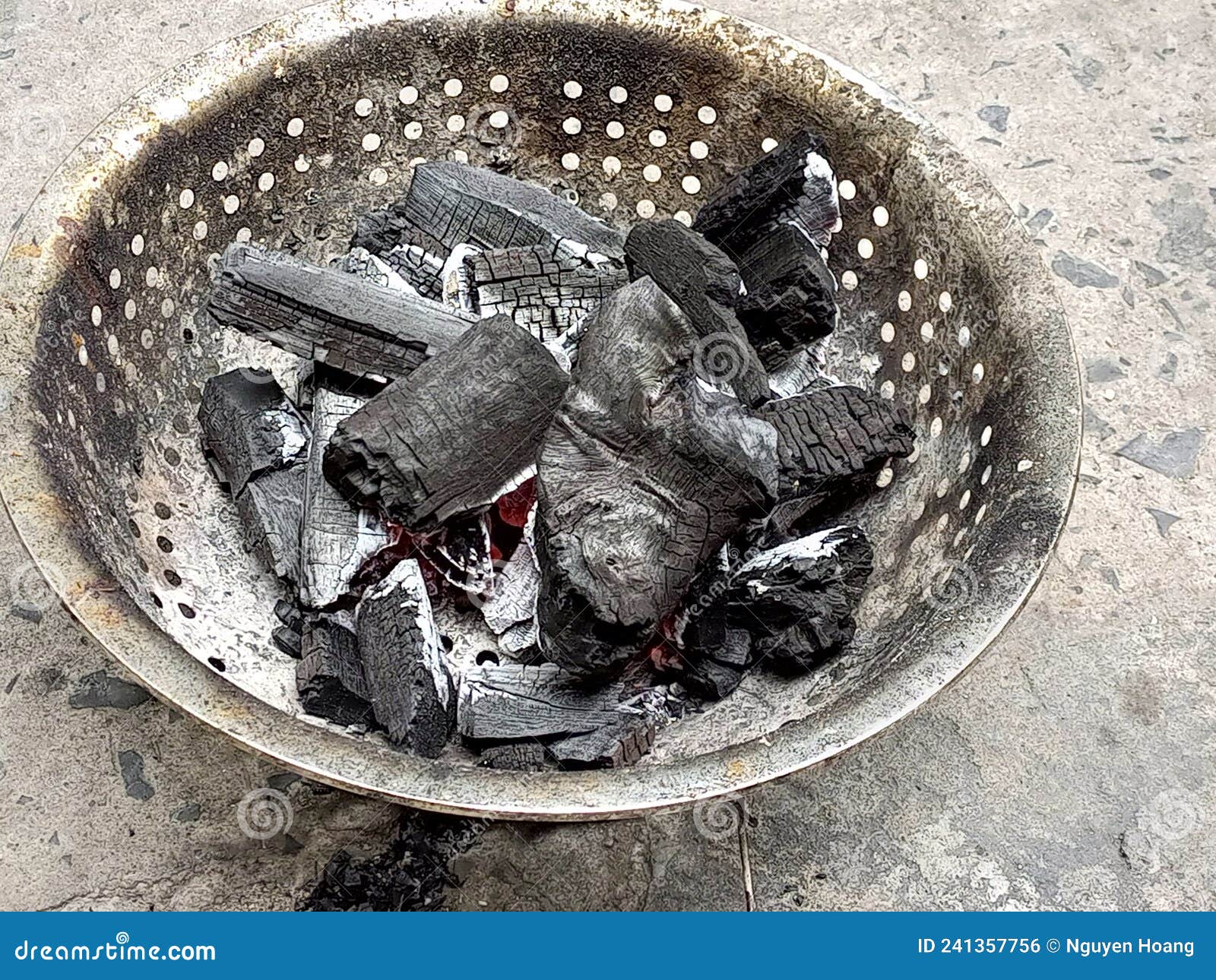 Coal cooking supper hot stock photo. Image of cooking - 241357756