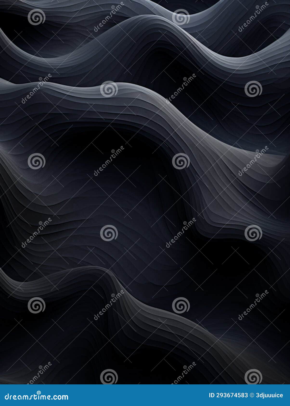 Coal Creative Abstract Wavy Texture. Stock Illustration - Illustration ...