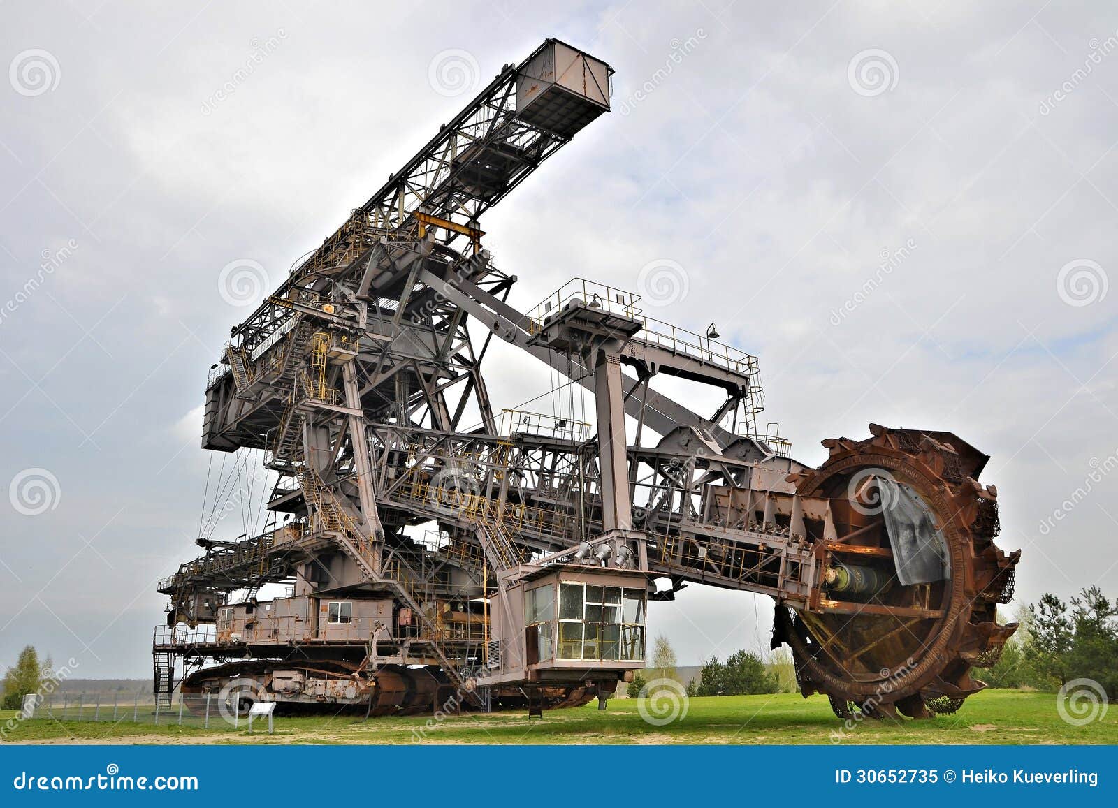 Coal digger stock image. Image of brown, gigantic, excavator - 30652735