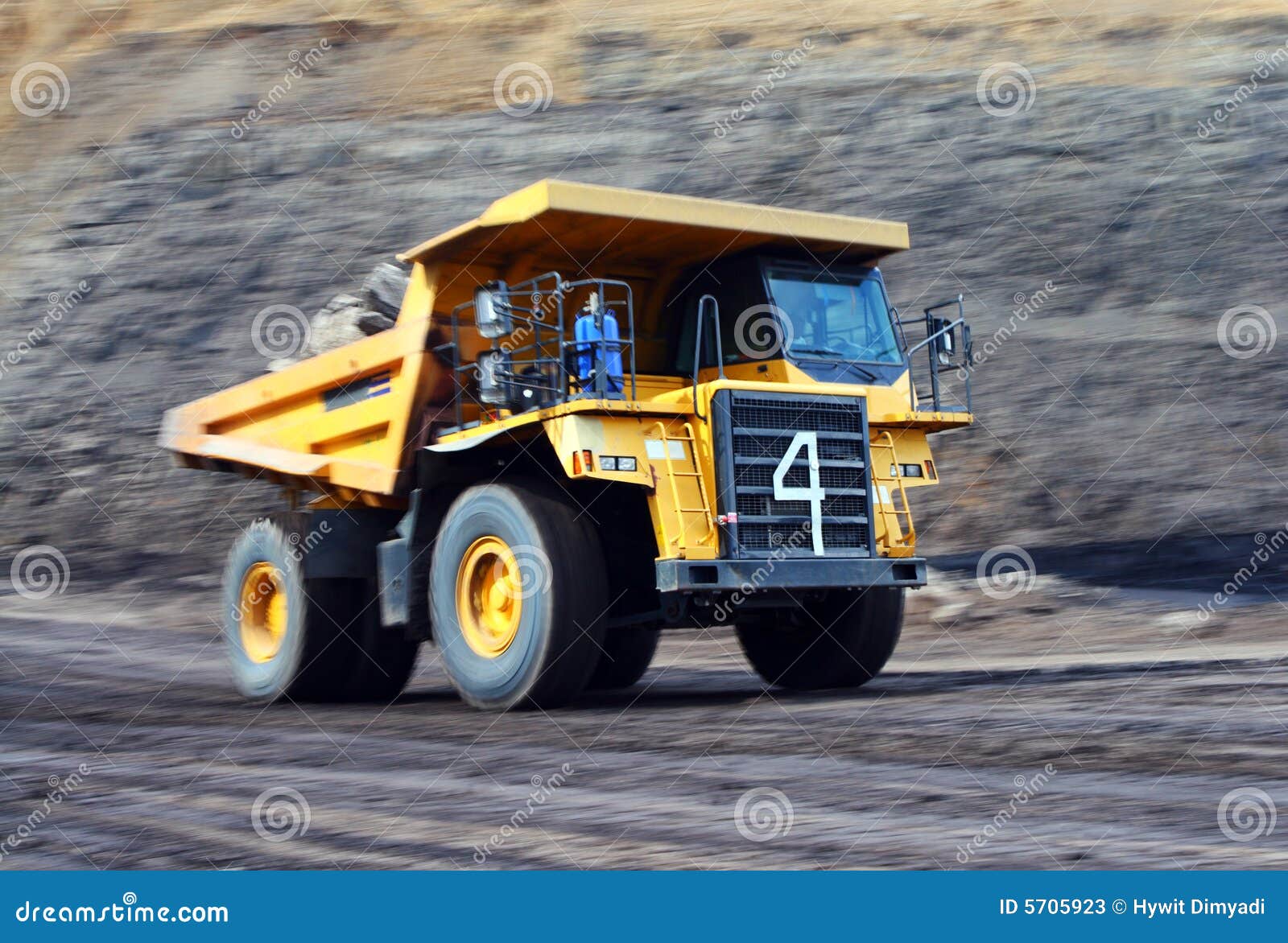 Coal dump truck at work stock image. Image of monster - 5705923