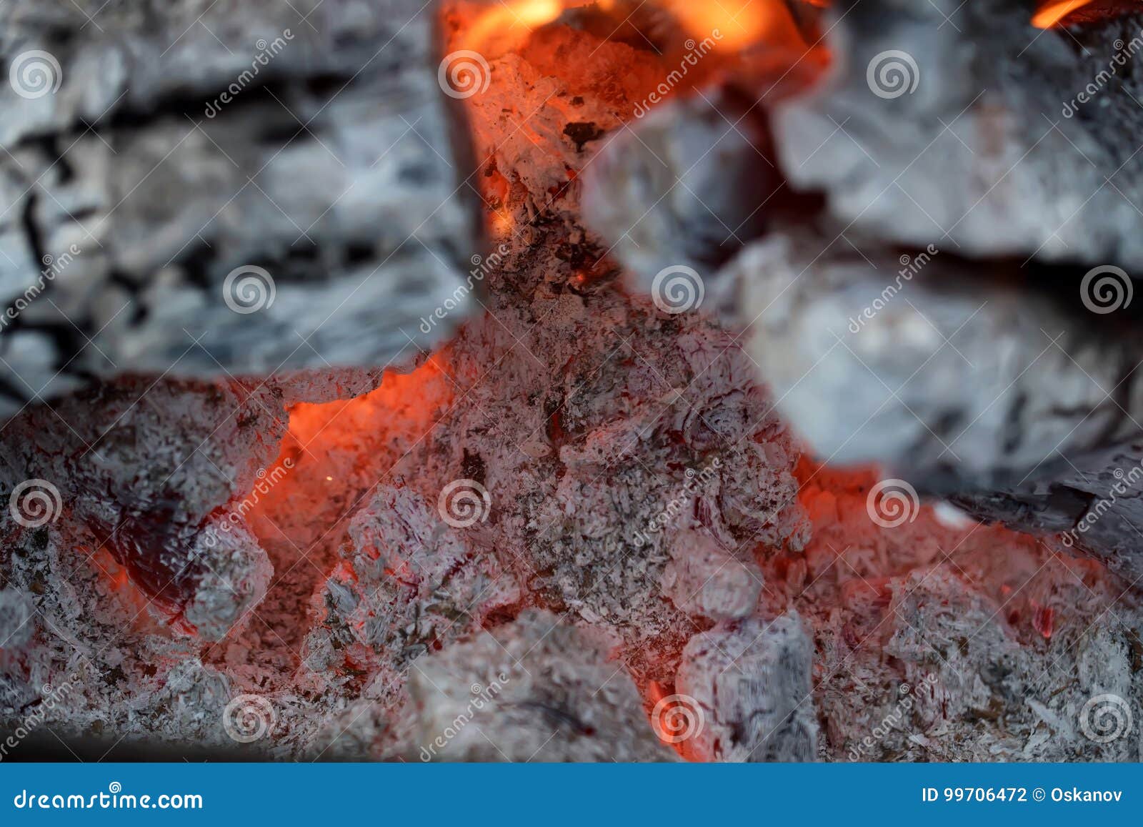 Coal and ember in fire stock photo. Image of closeup - 99706472