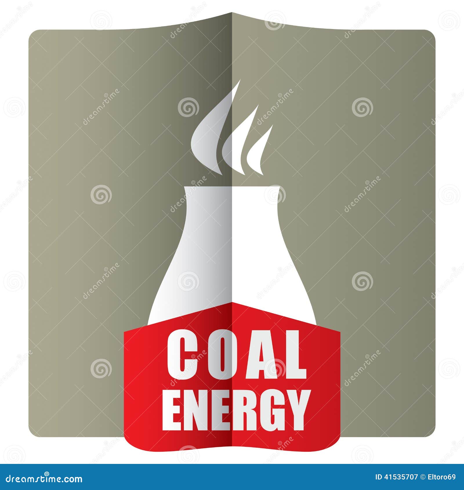 Coal energy concept stock vector. Illustration of idea - 41535707