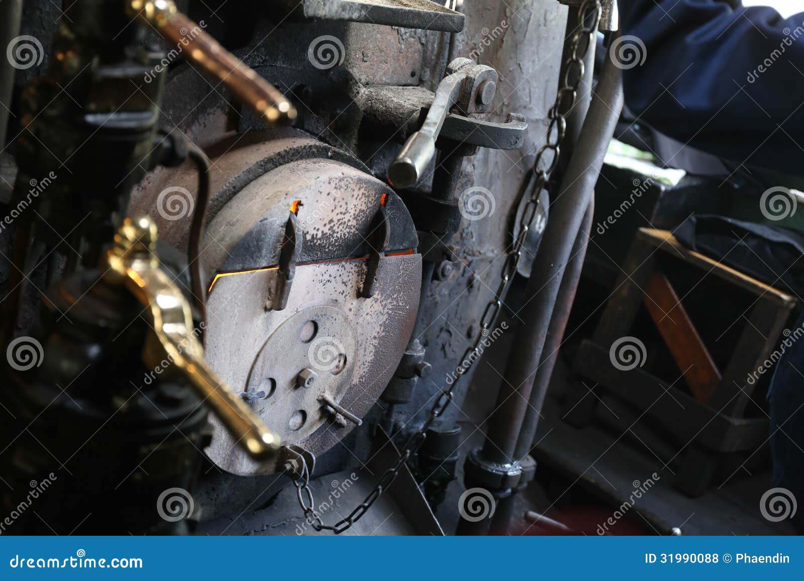 Coal engine stock photo. Image of burn, fireplace, worker - 31990088