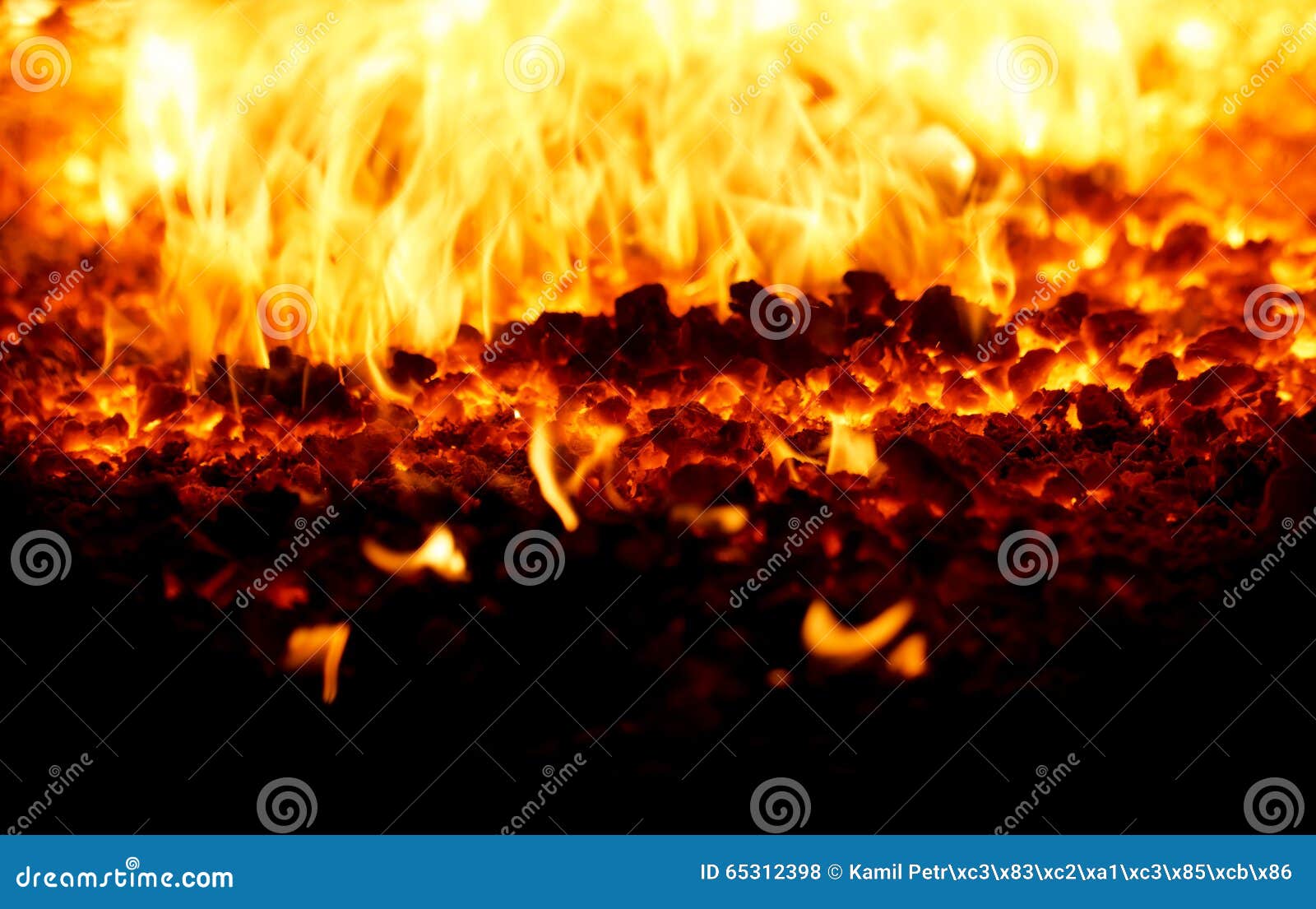 Coal fire stock photo. Image of industry, steam, boilers - 65312398