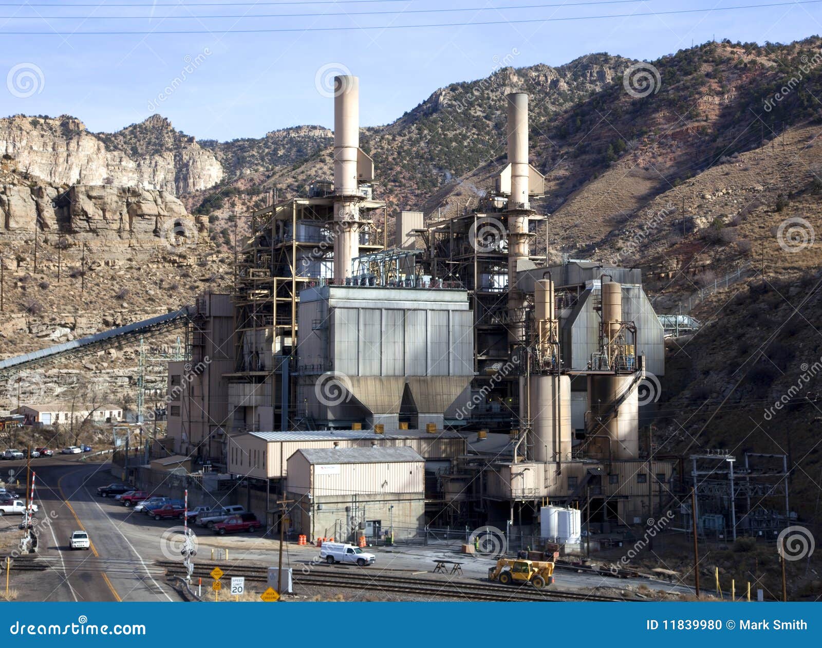 Coal fired power plant stock photo. Image of generator - 11839980