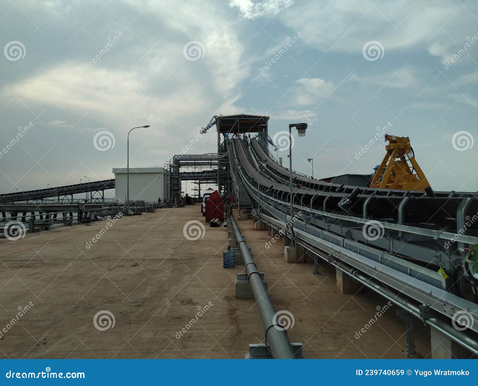 Coal Fired Power Plant Project Batang Central Java Stock Image - Image ...