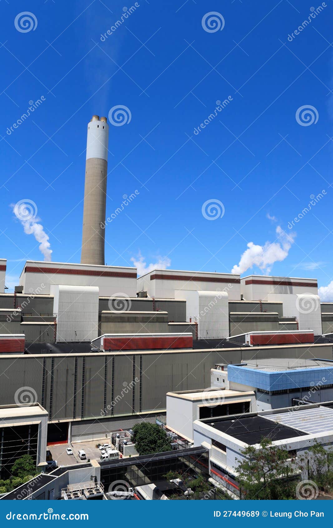 Coal fired power station stock image. Image of architecture - 27449689