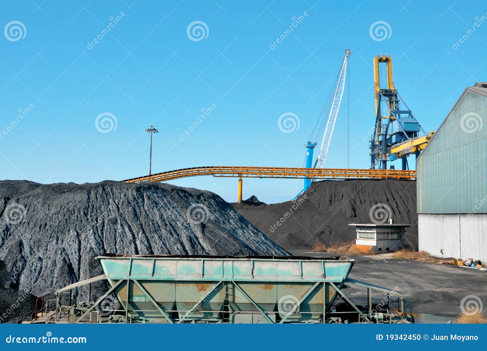 Coal industry stock photo. Image of conveyor, deposit - 19342450