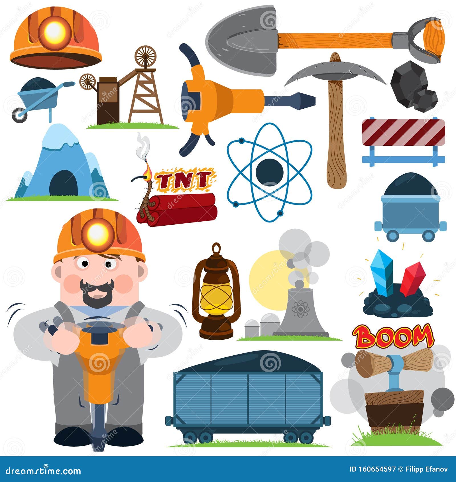 Industry Characters Shows Industrial Workplace Or Manufacturing Stock ...