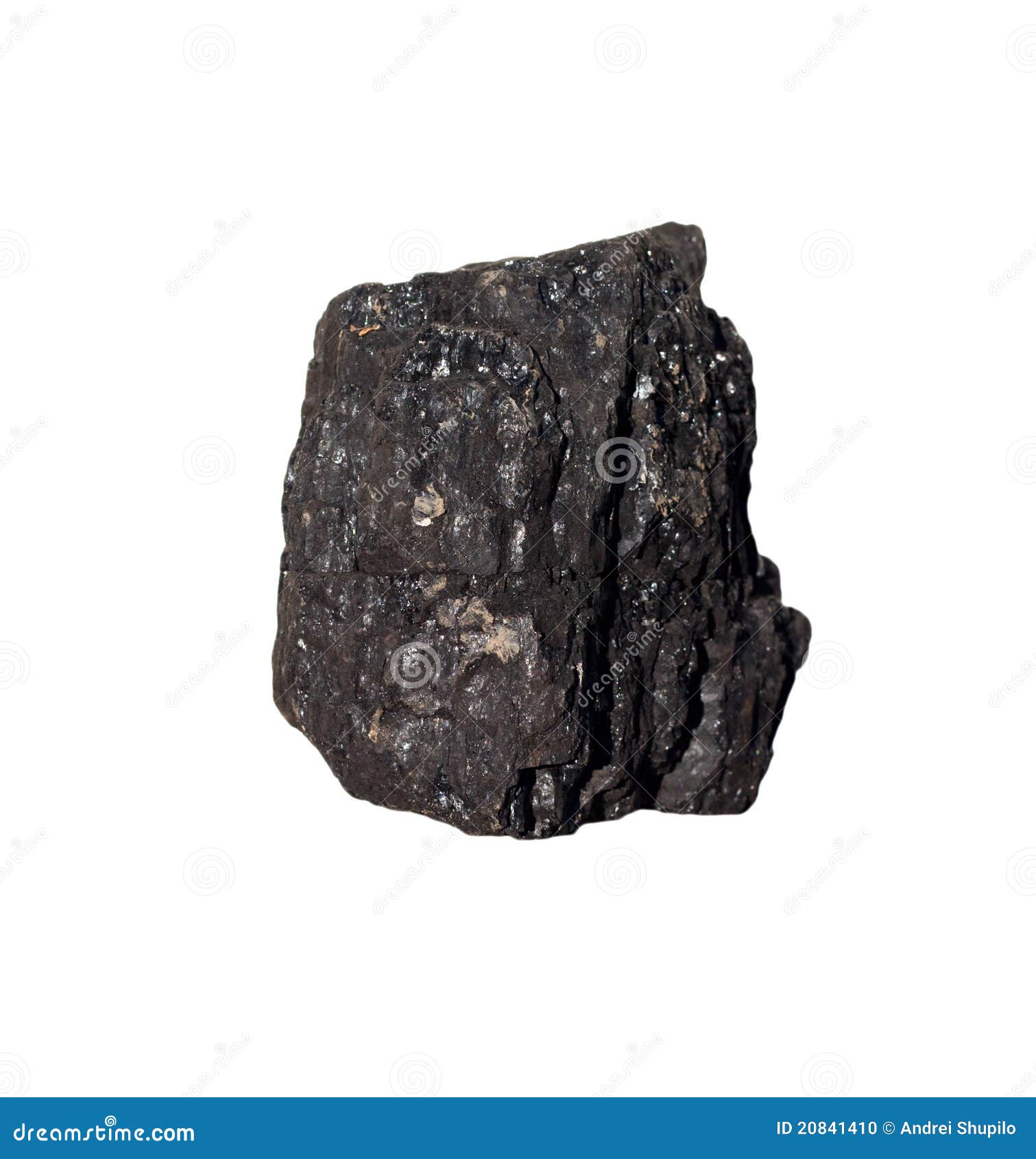 Coal on Isolated stock photo. Image of briquet, mineral - 20841410