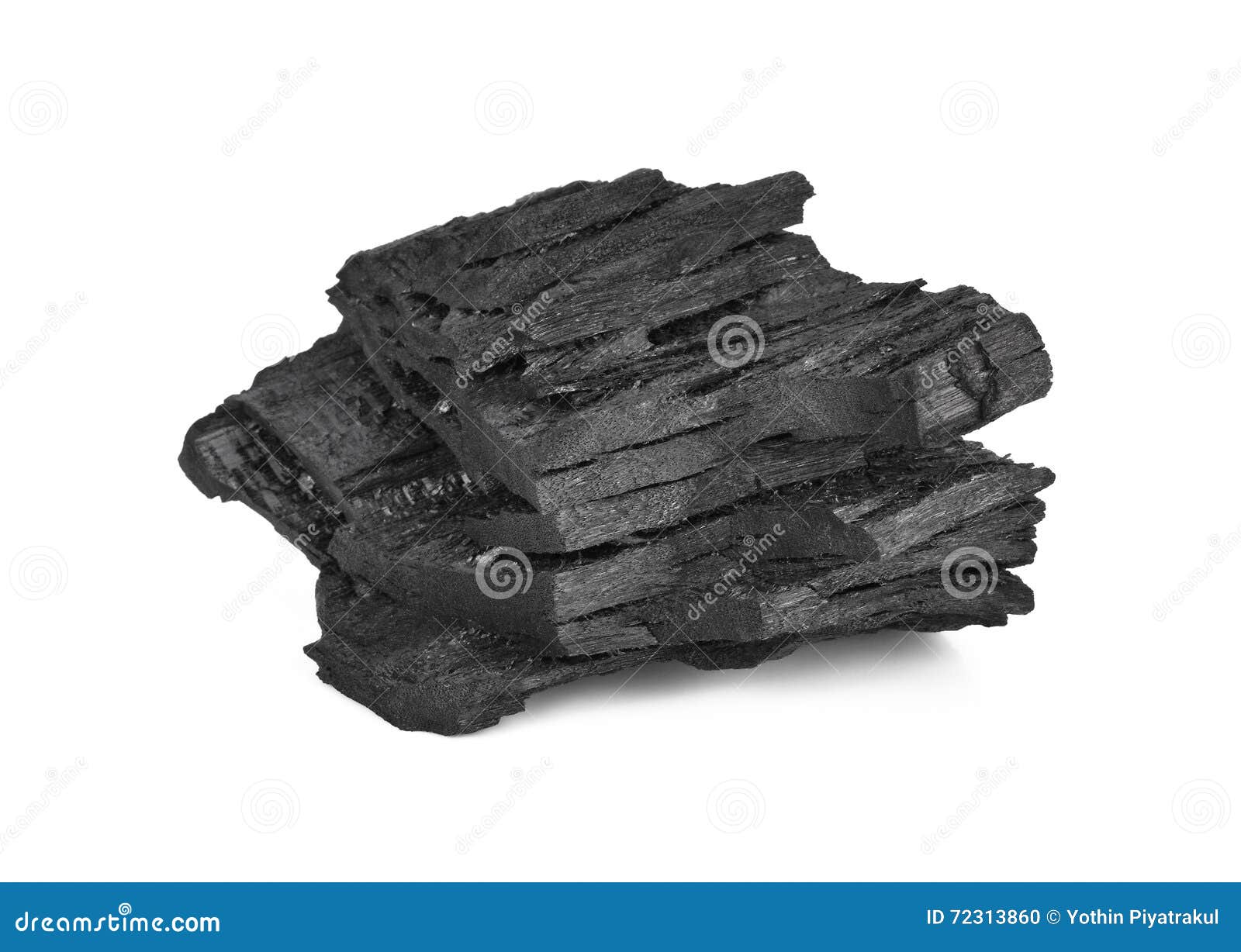 Coal Isolated on White Background Stock Photo - Image of industry ...