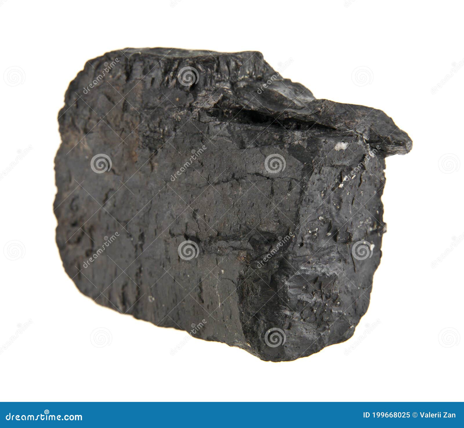 Coal Isolated on White Background Stock Image - Image of macro ...