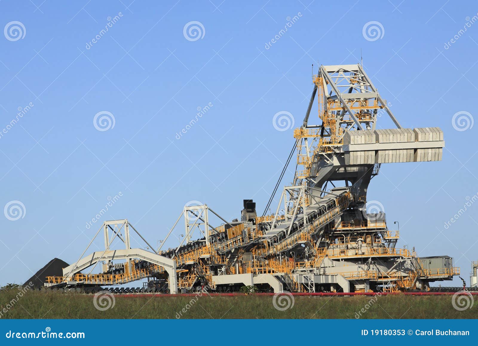 Coal Loading Machinery stock image. Image of load, australia - 19180353
