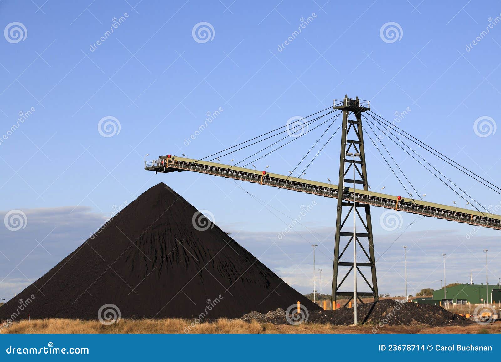 Coal Loading Machinery stock photo. Image of material - 23678714
