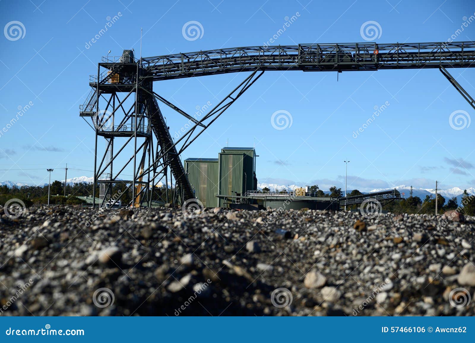 Coal loadout stock photo. Image of steel, industrial - 57466106