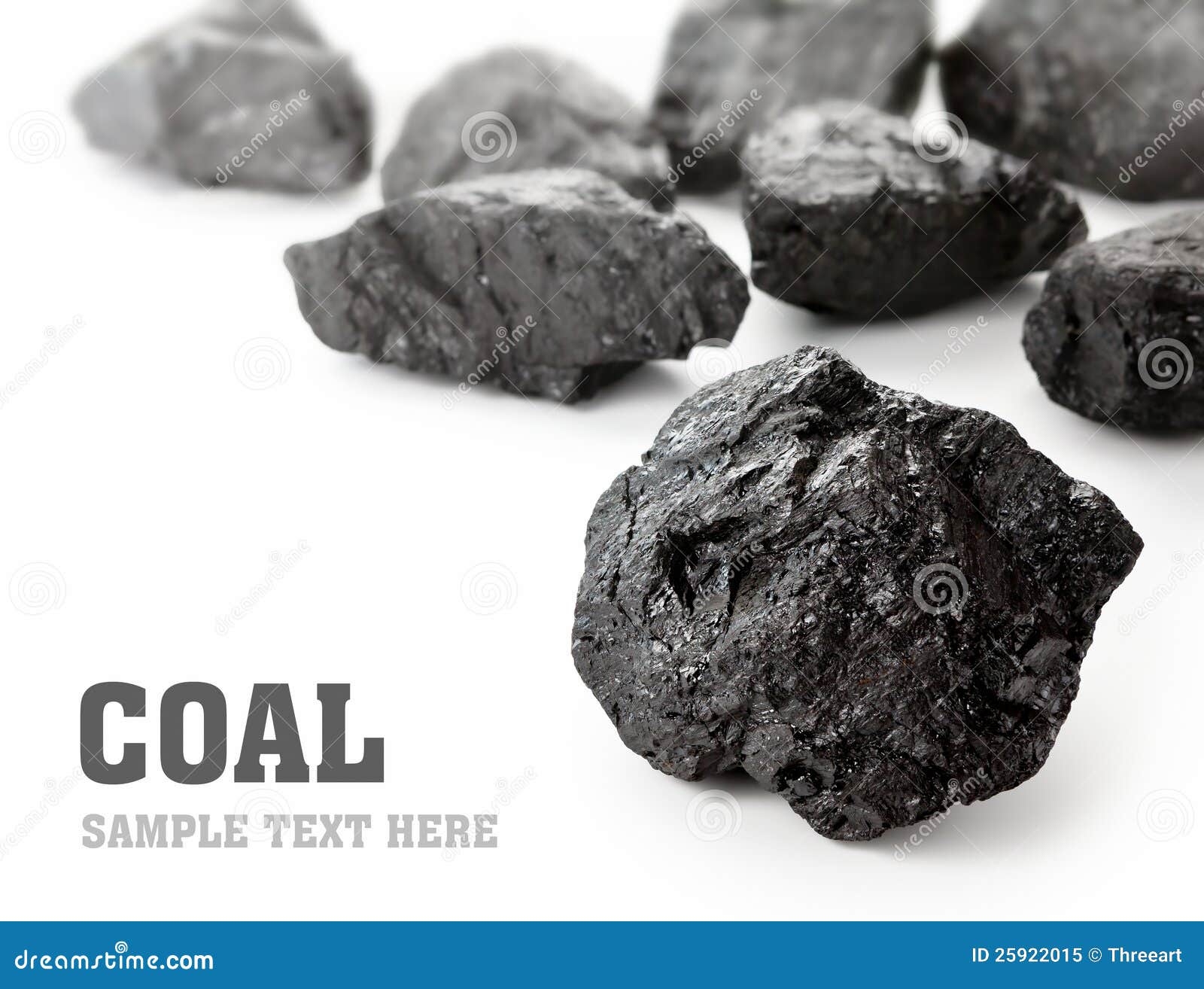 Coal Lumps Forming A Footprint - Royalty-Free Stock Photo ...