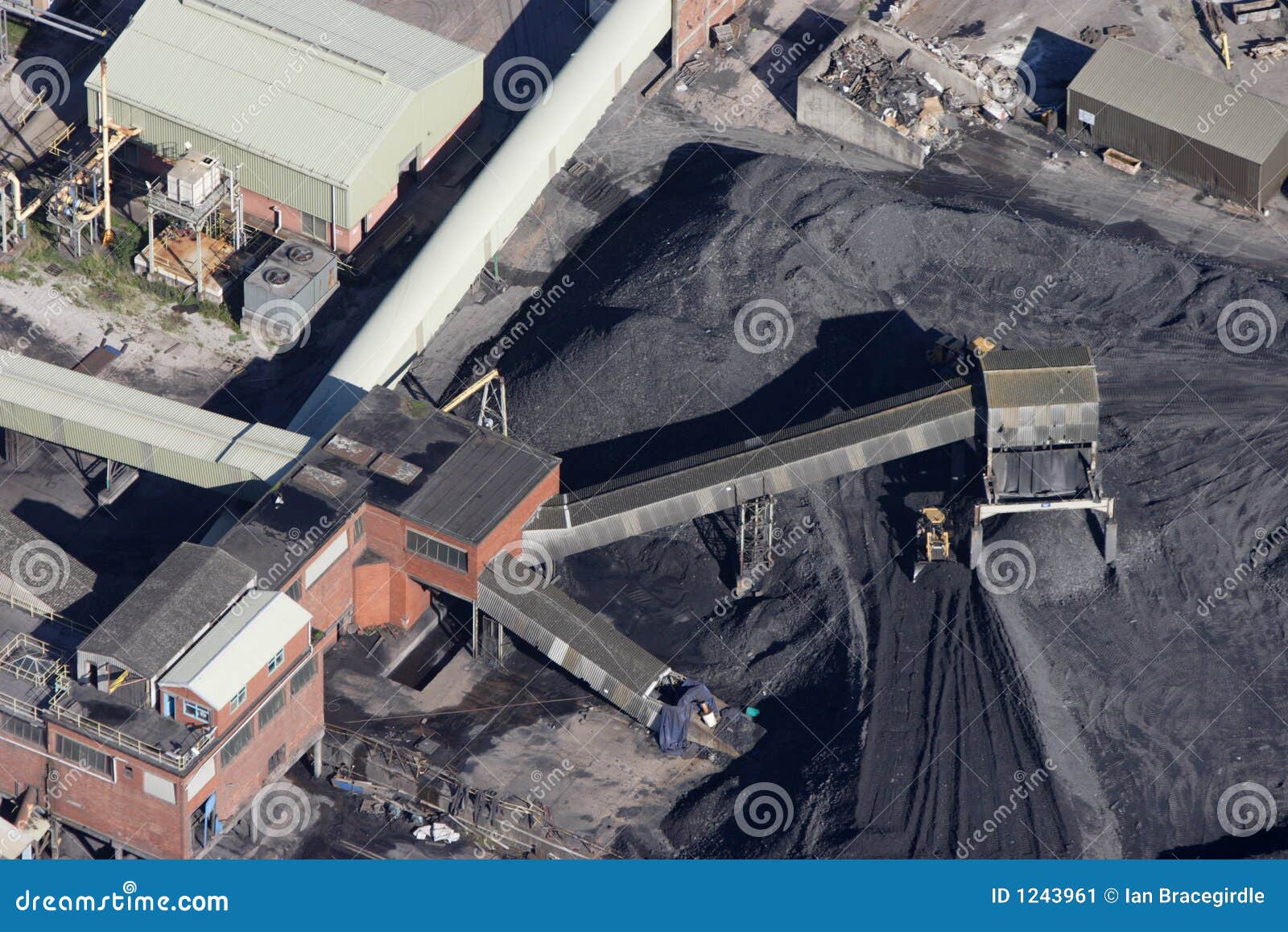 Coal mine aerial stock image. Image of loading, mining - 1243961