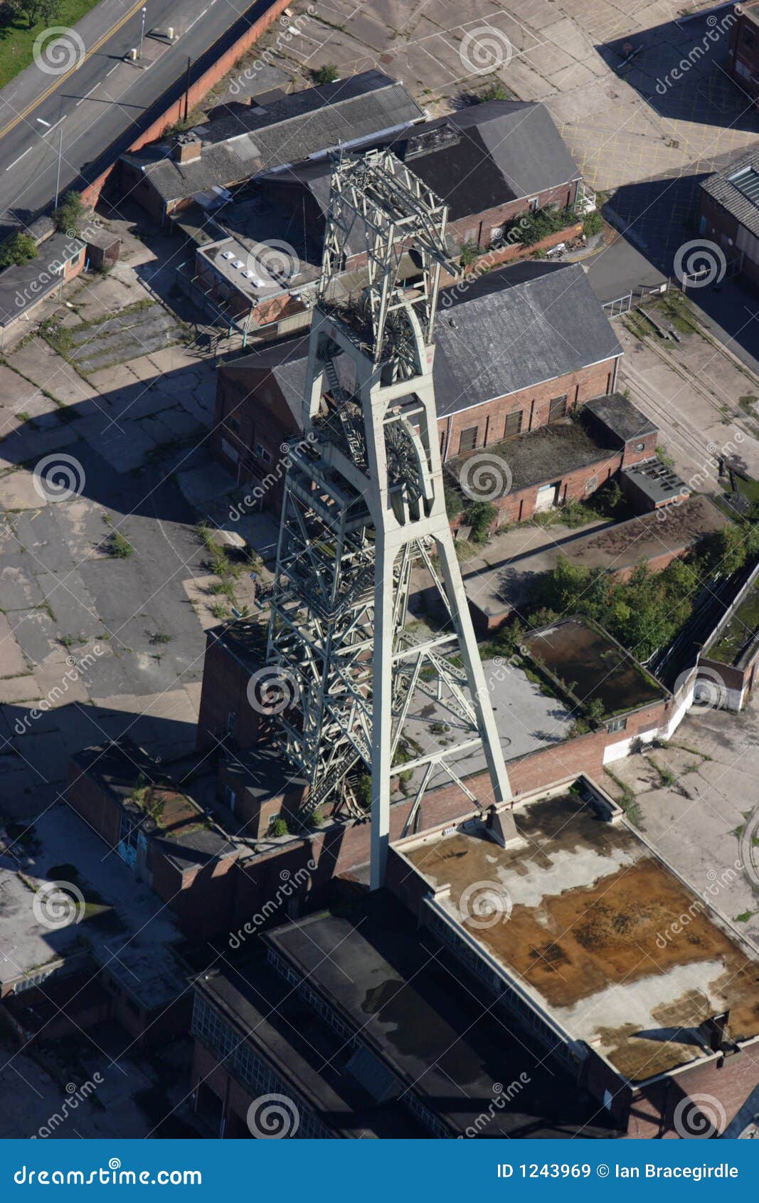 Coal mine aerial stock image. Image of loading, buildings - 1243969