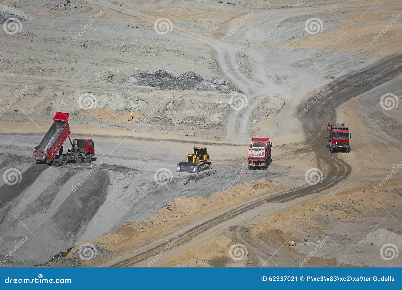 Coal Mine Area stock image. Image of earth, hole, excavate - 62337021