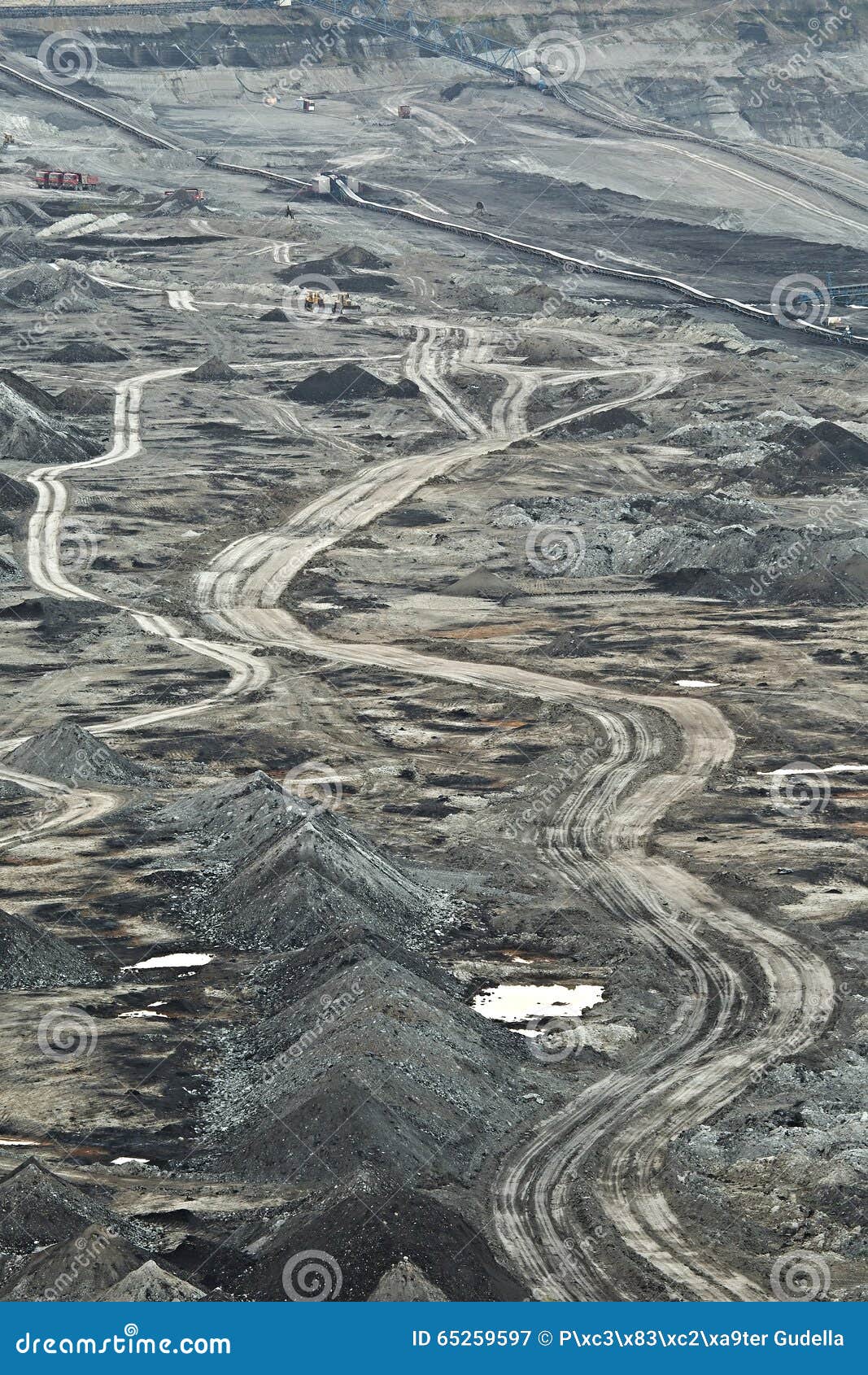 Coal Mine Area stock image. Image of iron, huge, material - 65259597