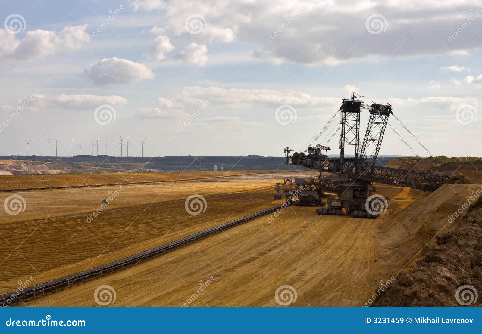 Coal mine excavation stock image. Image of industrial - 3231459
