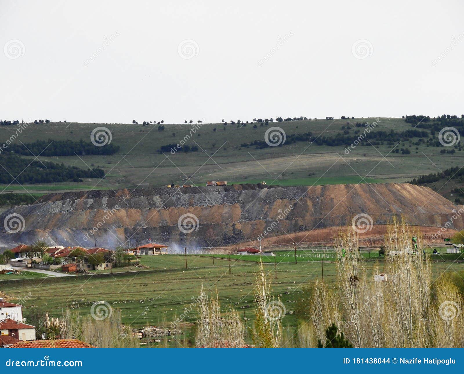 The Coal Mine Excavation Area and the Coal in the Coal Mine Now Disrupt ...