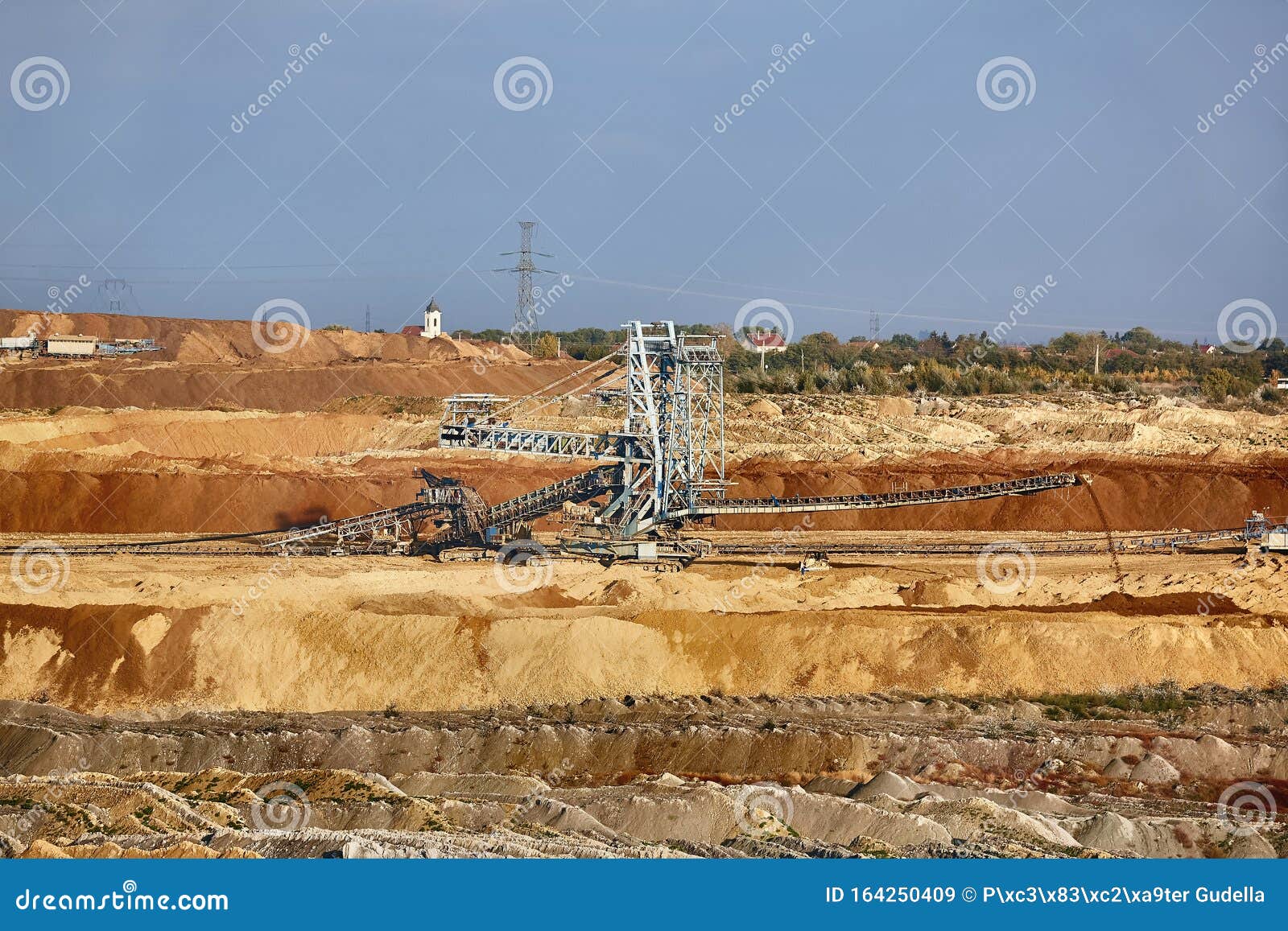 Coal Mine Excavation stock image. Image of extract, industrial - 164250409