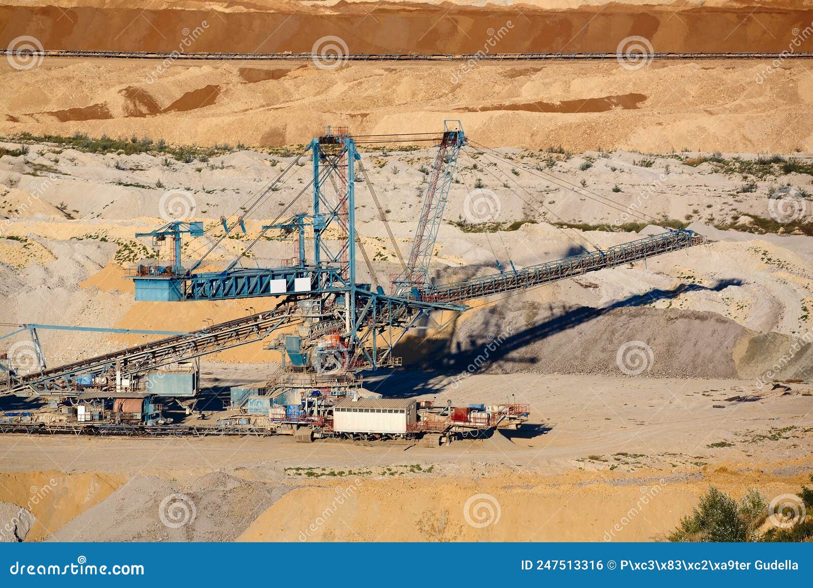 Coal Mine Excavation stock photo. Image of fuel, fossil - 247513316