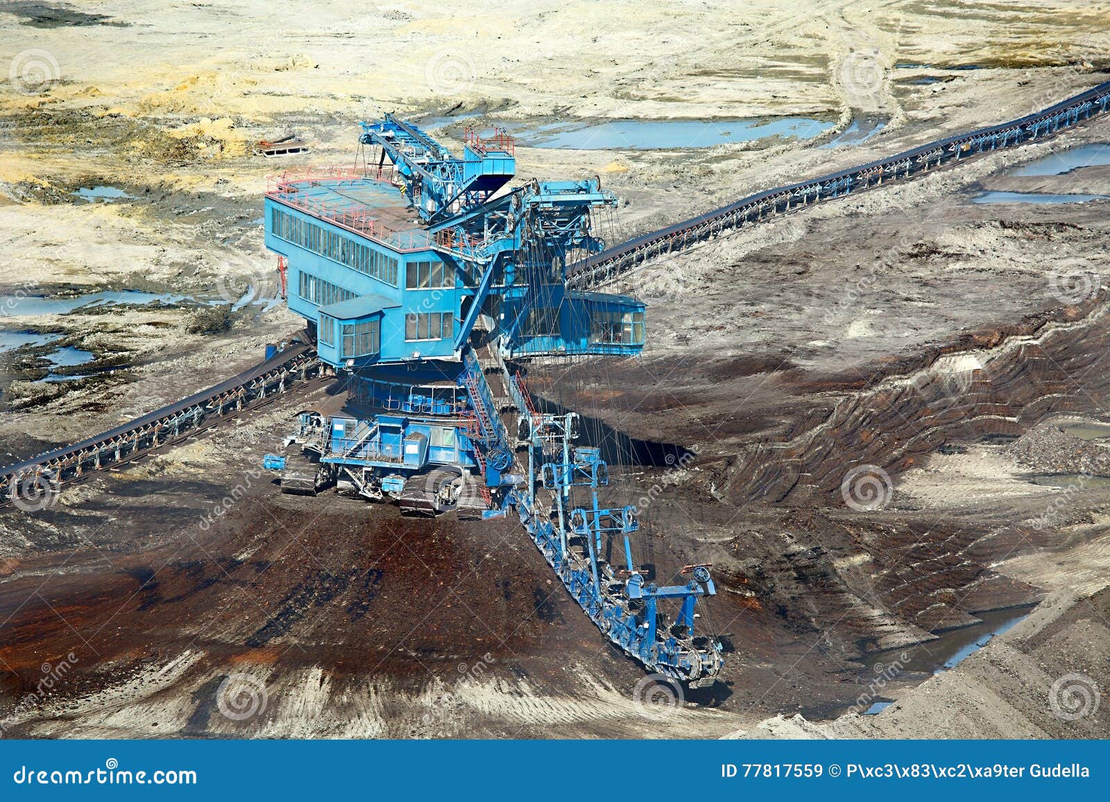 Coal Mine Excavation stock image. Image of environmental - 77817559
