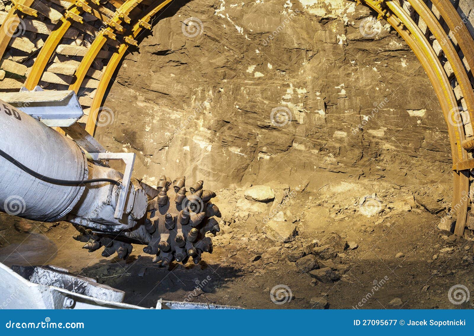 Coal mine excavator stock image. Image of guido, maze - 27095677
