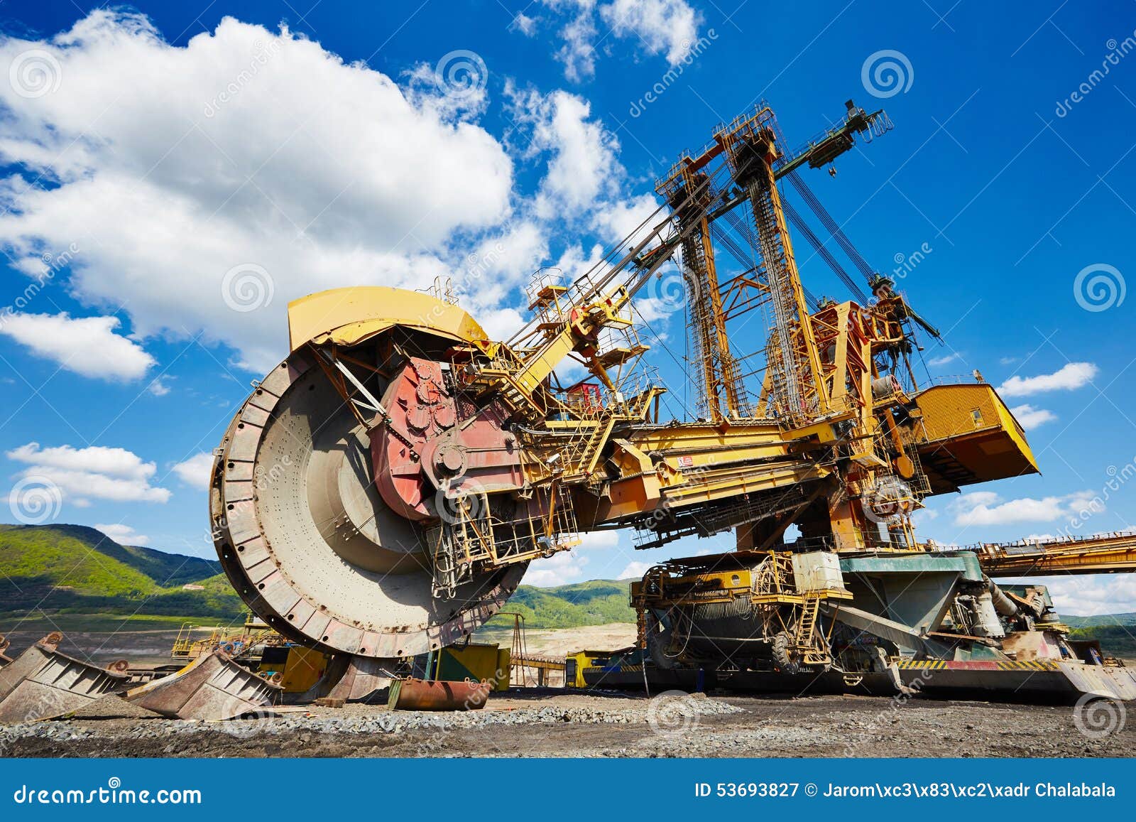 Coal mine stock image. Image of brown, digging, geology - 53693827