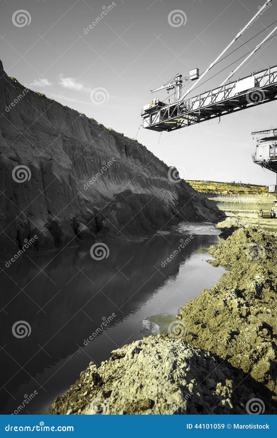 Coal mine stock image. Image of coal, ground, heap, business - 44101059