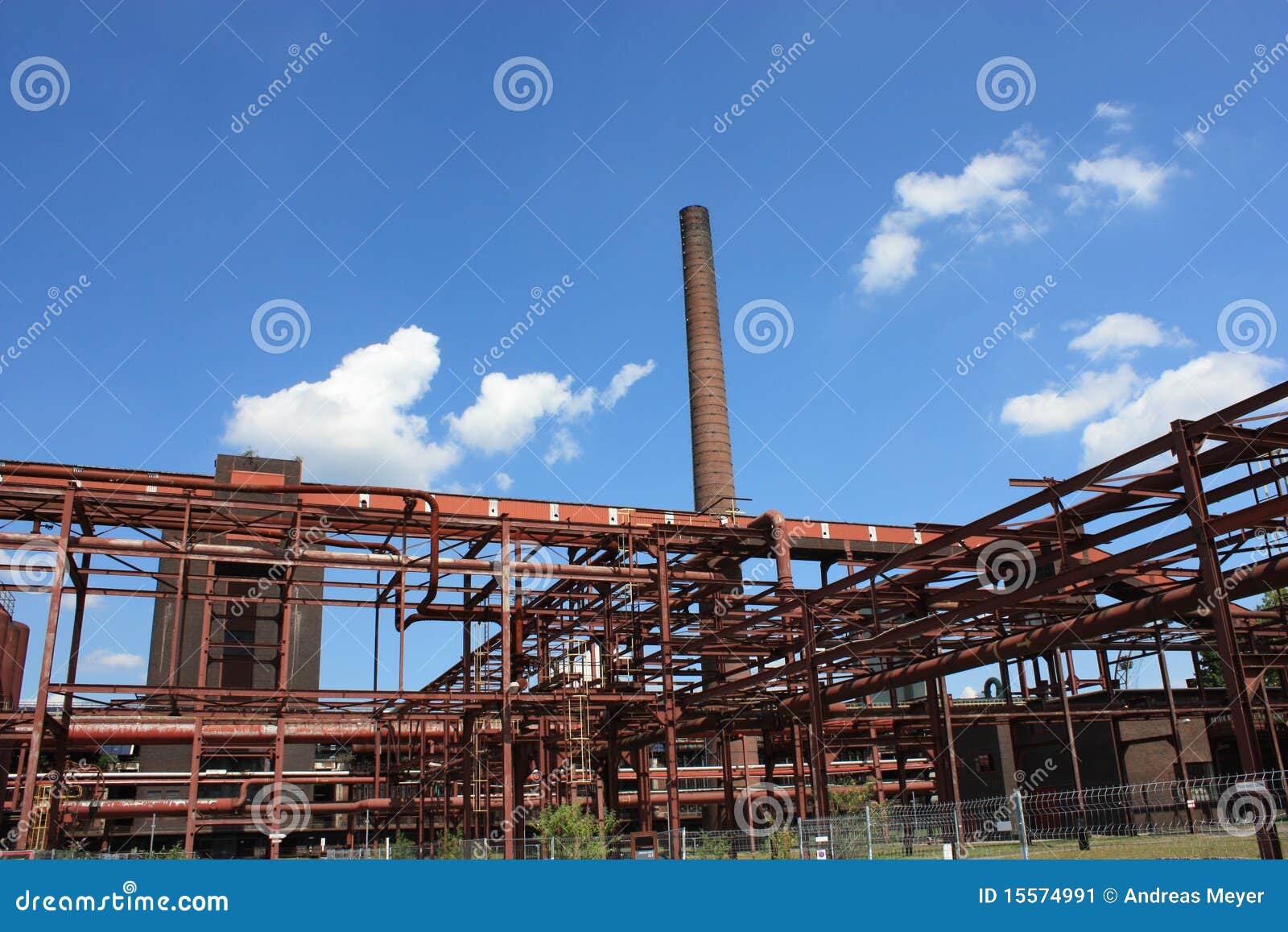 Coal Mine Industrial Complex Stock Image - Image of architecture ...