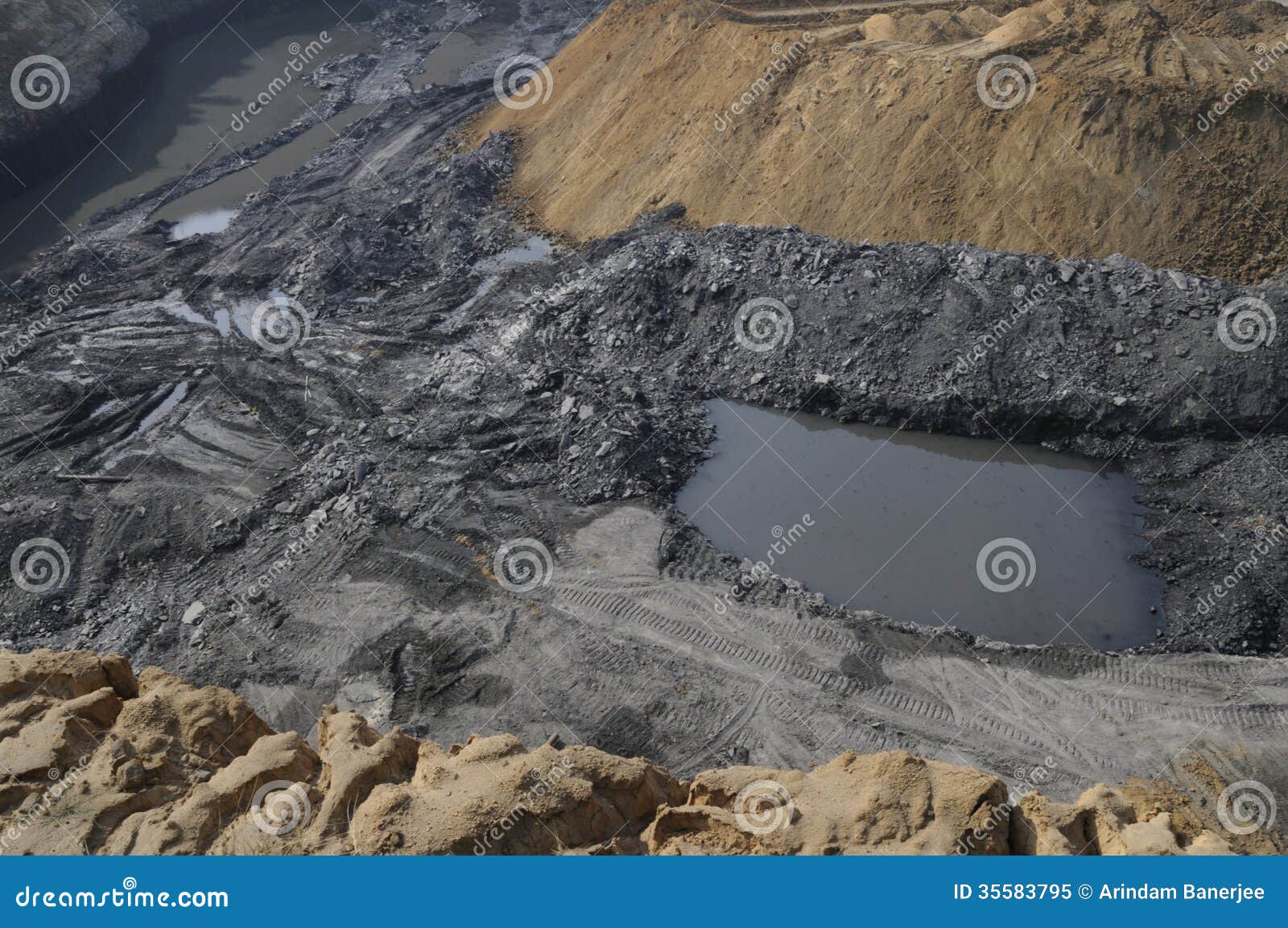 Coal Mine. stock image. Image of construction, coal, fuel - 35583795