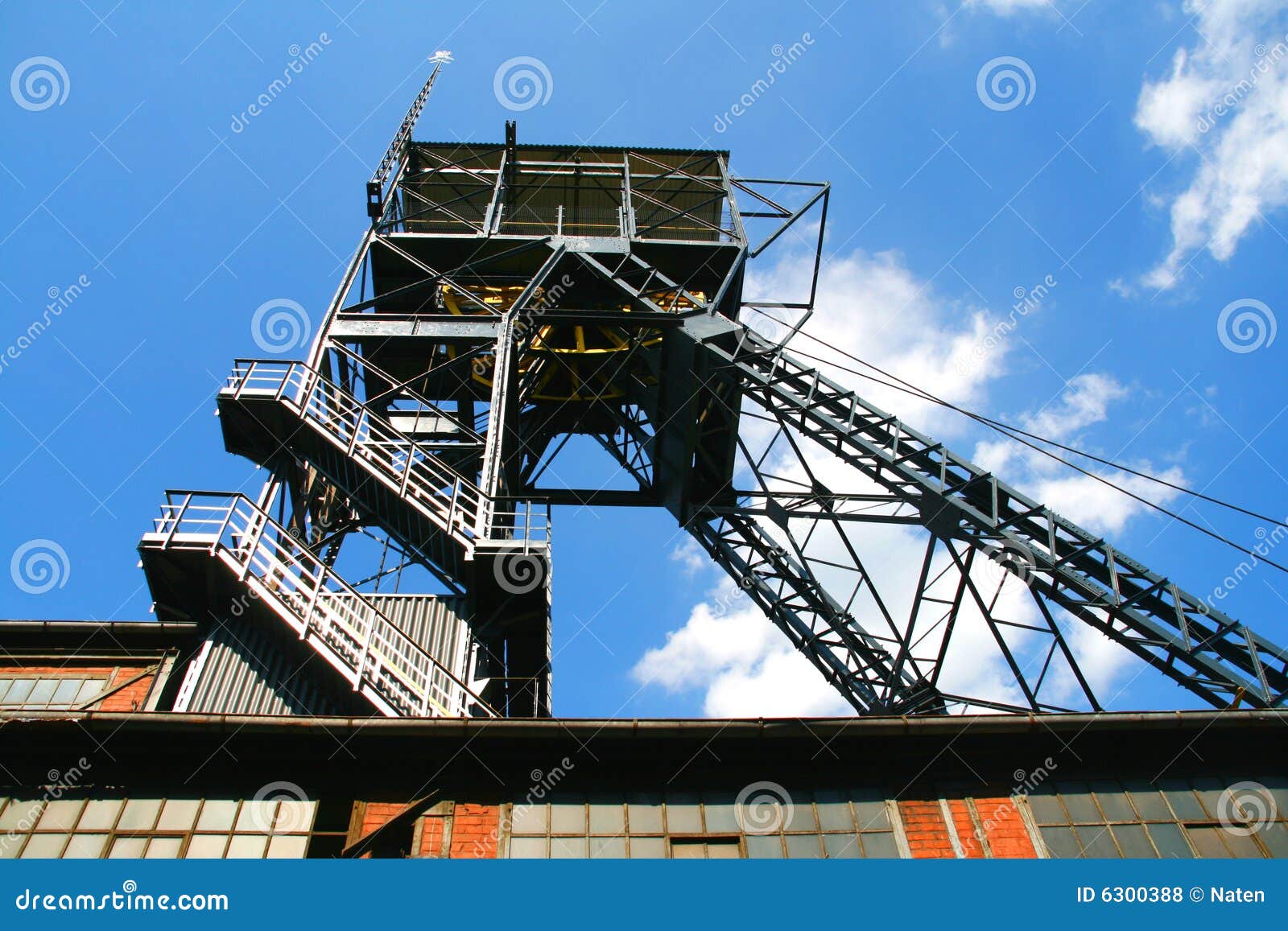 Coal mine shaft stock photo. Image of coal, urban, european - 6300388