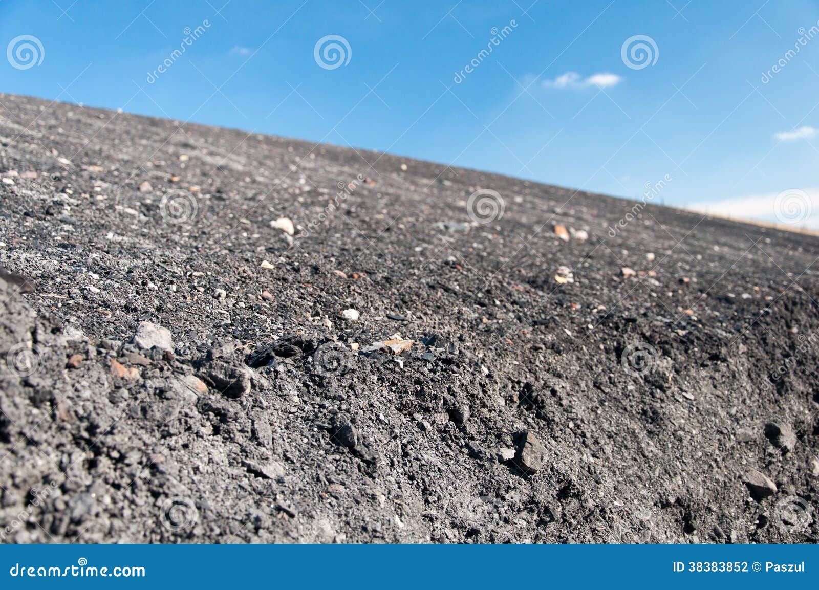 Coal mine waste heap stock photo. Image of beneficiation - 38383852