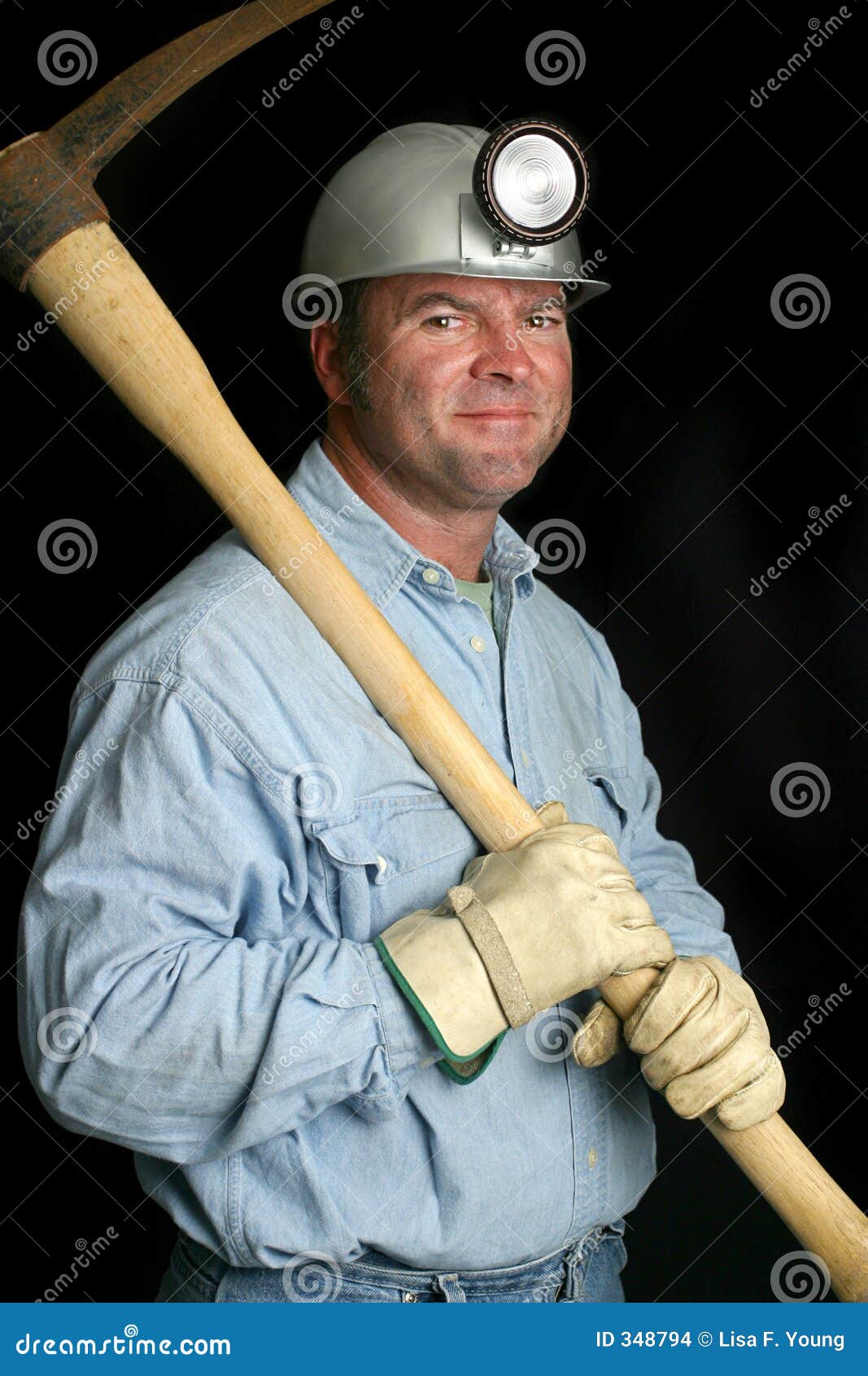 Coal Miner - Friendly stock photo. Image of occupation - 348794