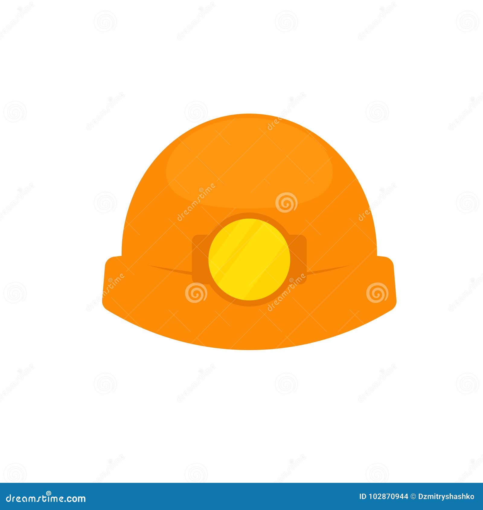 Coal miner hat stock vector. Illustration of mineral - 102870944