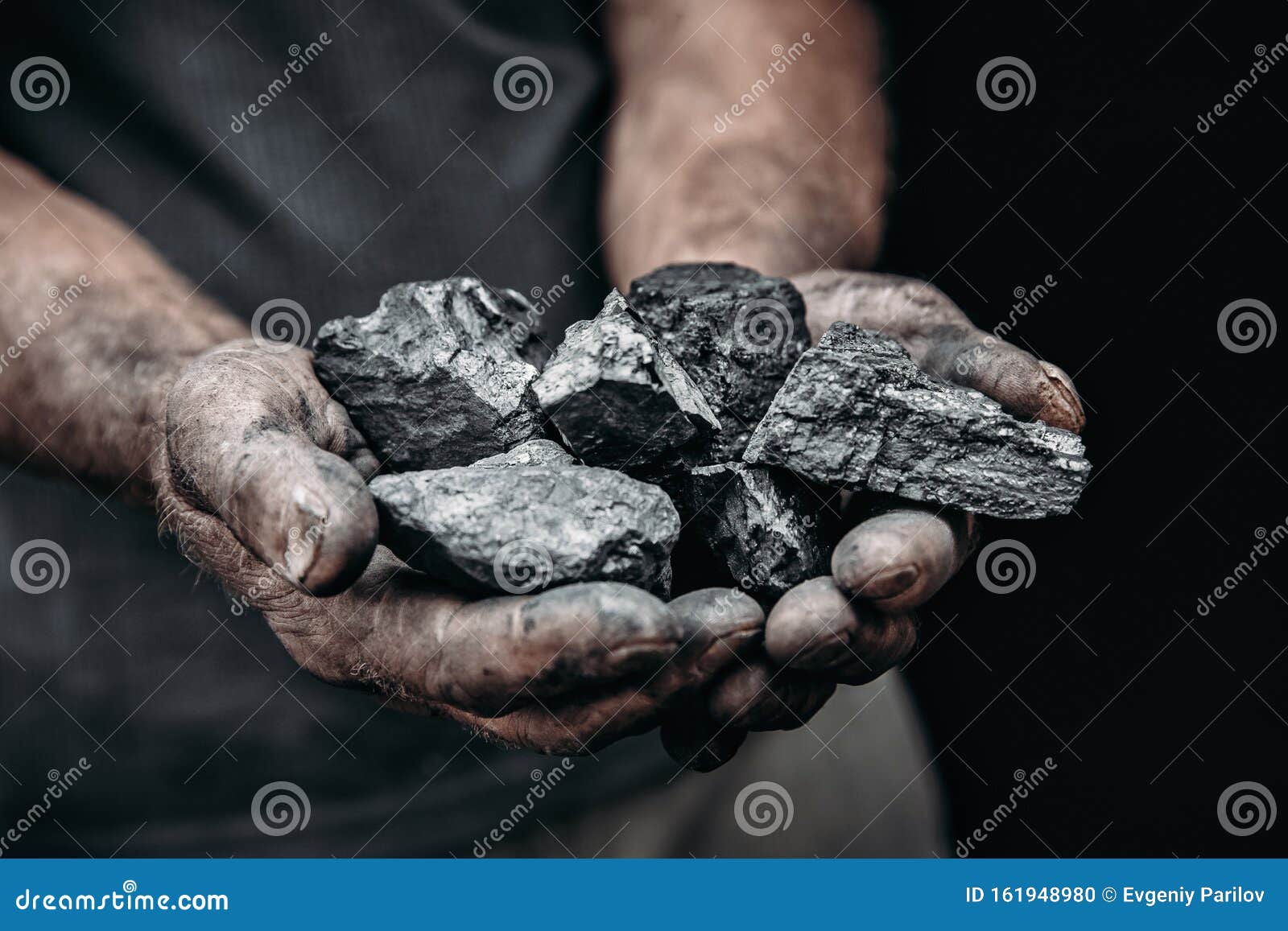 Coal in Miner Holds. Concept Industry Mining Stock Photo - Image of ... Coal in Miner Holds. Concept Industry Mining Stock Photo - Image of ...